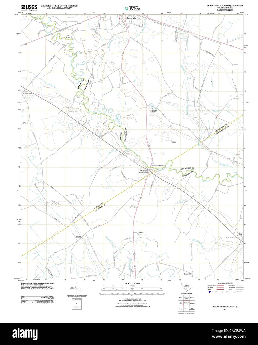 Map of branchville hi-res stock photography and images - Alamy