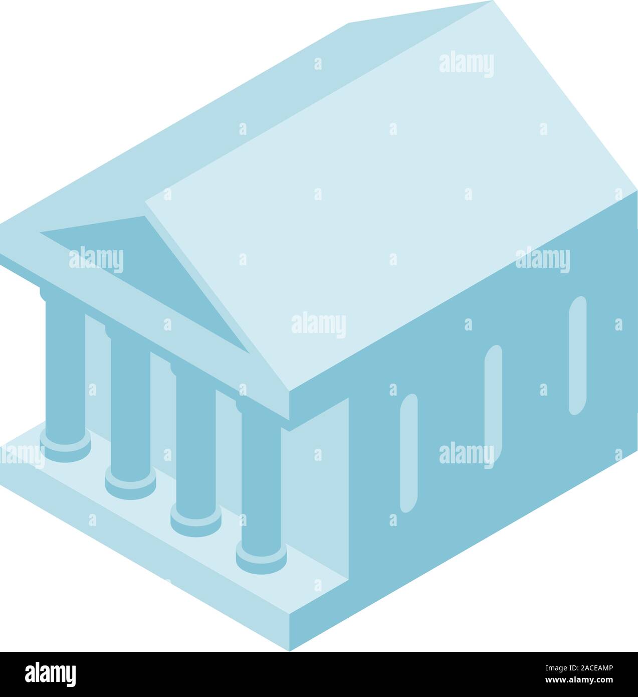 3d bank courthouse icon Stock Vector Images - Alamy