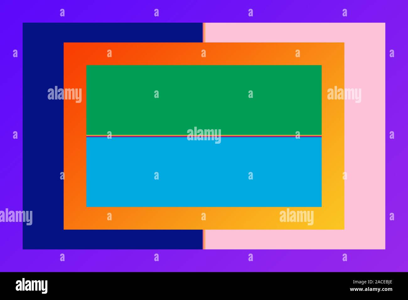 An abstract color block background image Stock Photo - Alamy