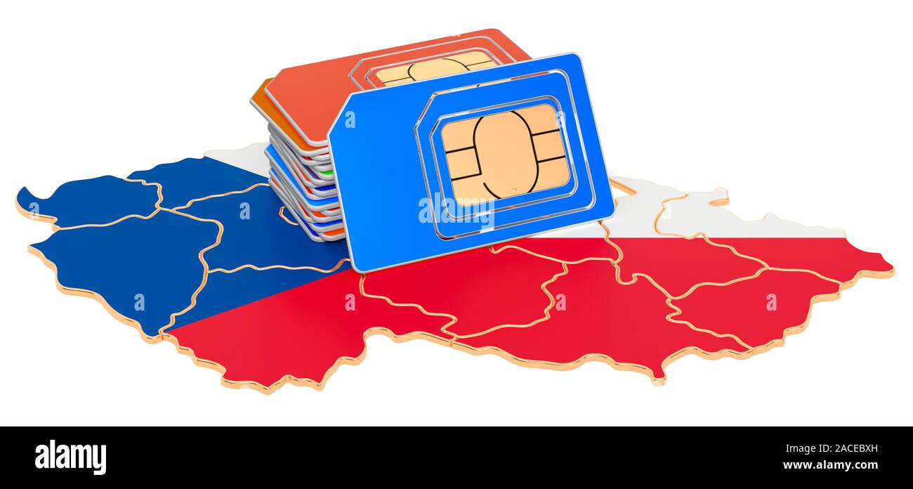 Map czech republic isolated on hi-res stock photography and images - Alamy