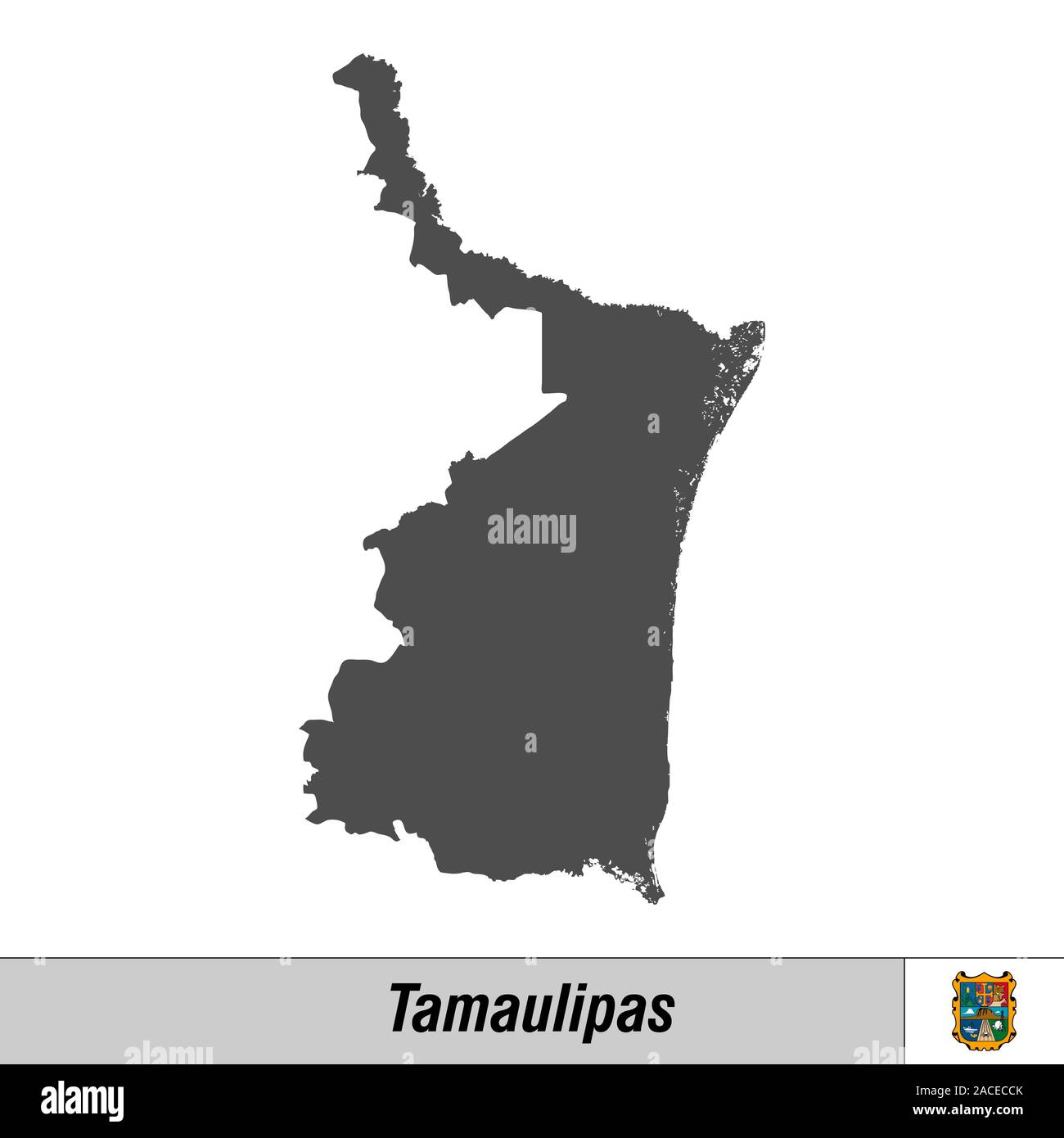 Map of tamaulipas Stock Vector Images - Alamy