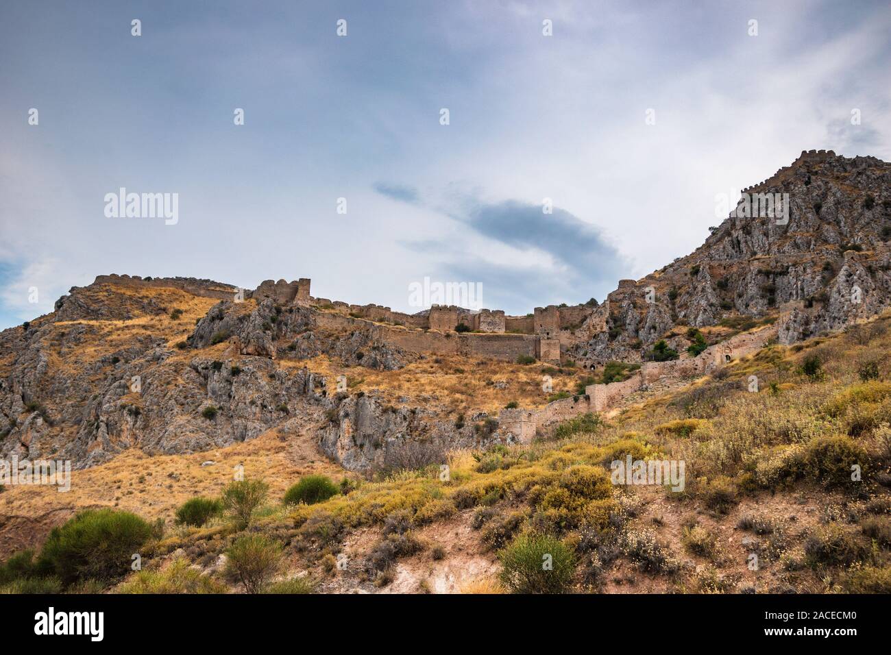 The Acrocorinth "Upper Corinth" the acropolis of ancient Corinth, is a ...