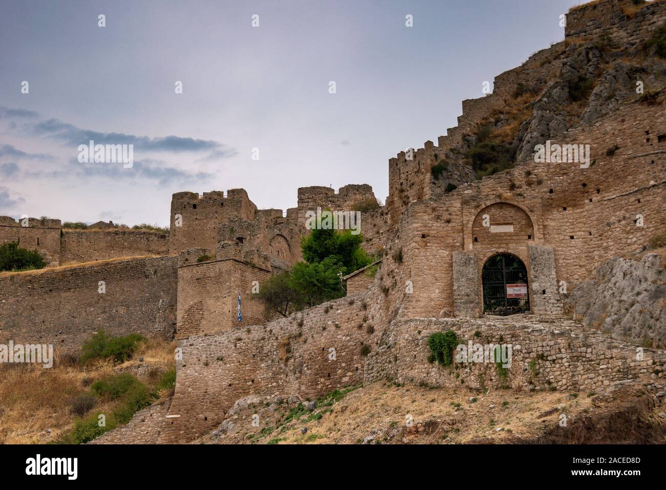 The Acrocorinth "Upper Corinth" the acropolis of ancient Corinth, is a ...