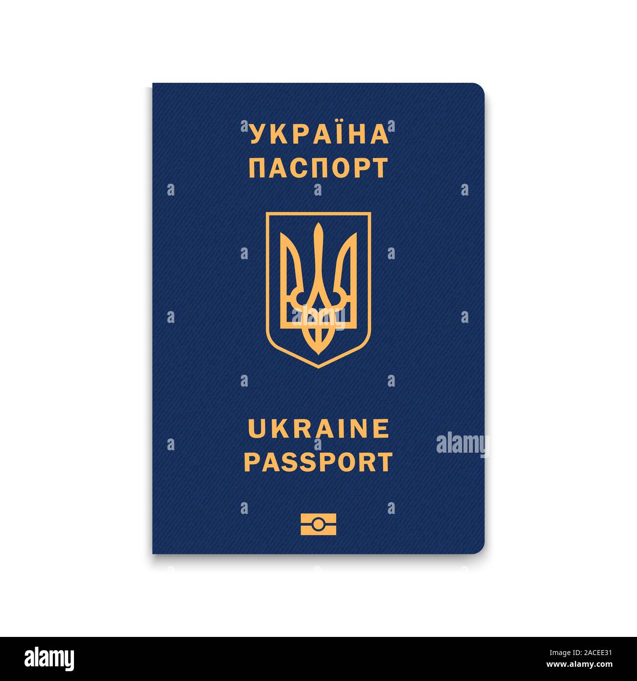Passport of Ukraine. Vector illustration . Template for your design ...