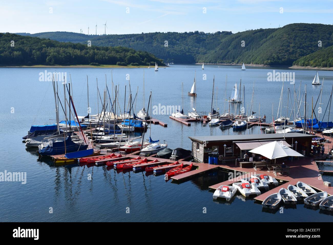Rursee in northern Eifel Stock Photo - Alamy