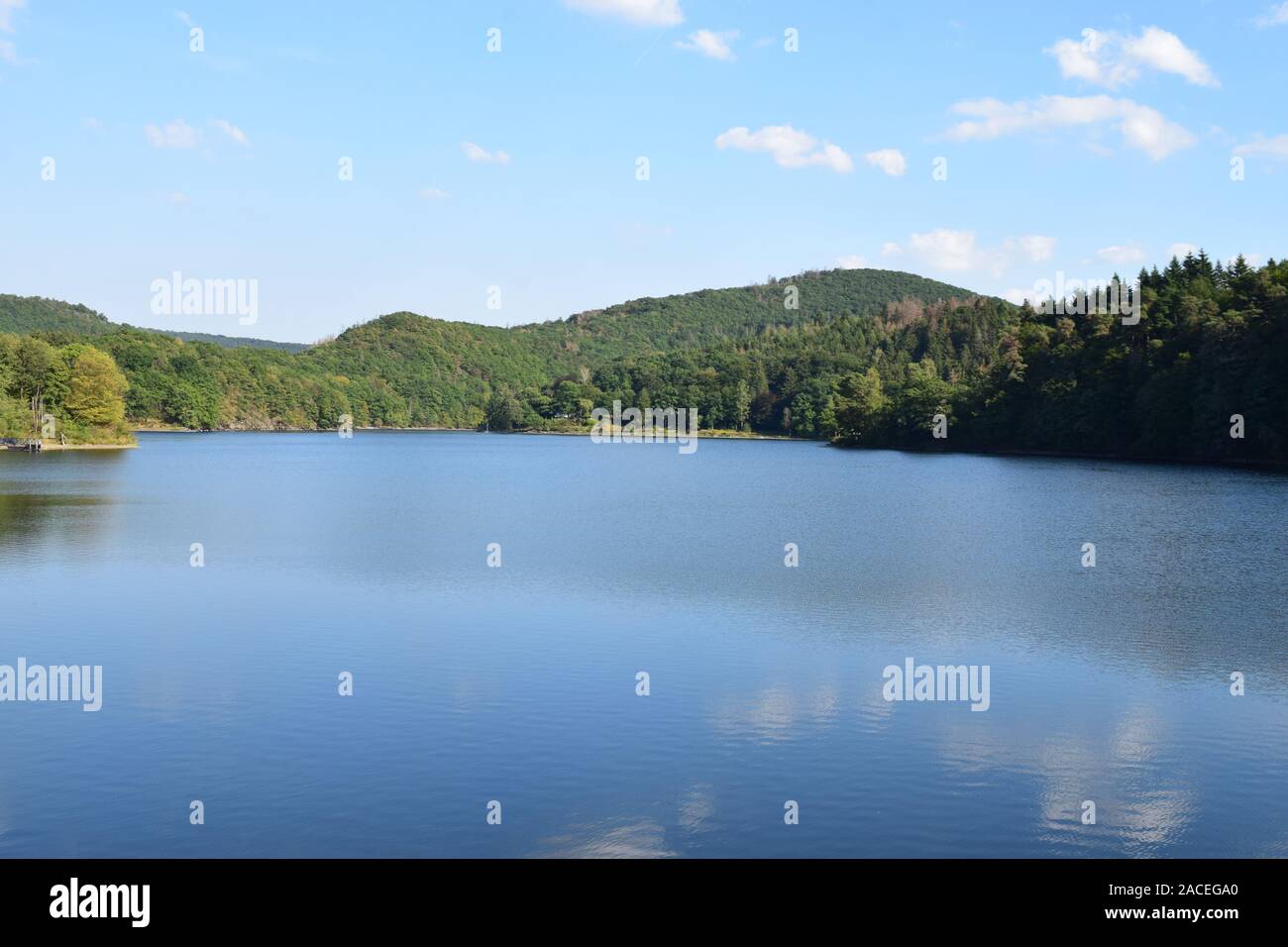 Rursee in northern Eifel Stock Photo - Alamy
