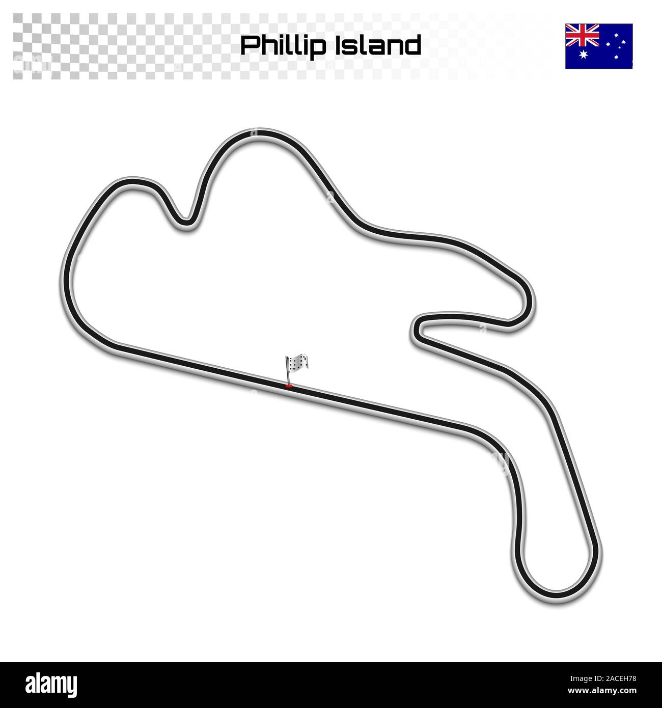 Phillip island grand prix circuit Stock Vector Images - Alamy