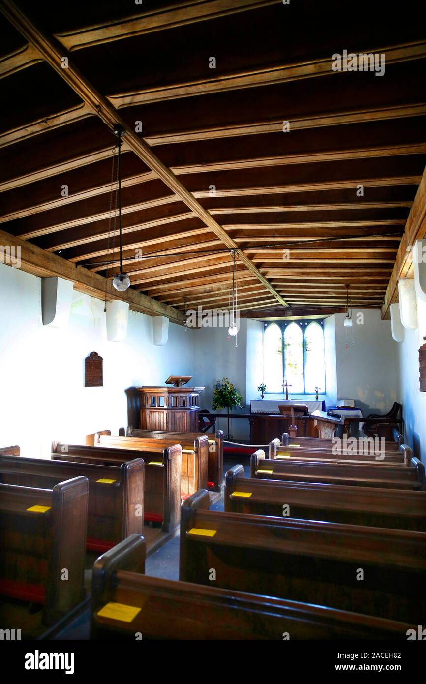 Interior of brentor church hi-res stock photography and images - Alamy