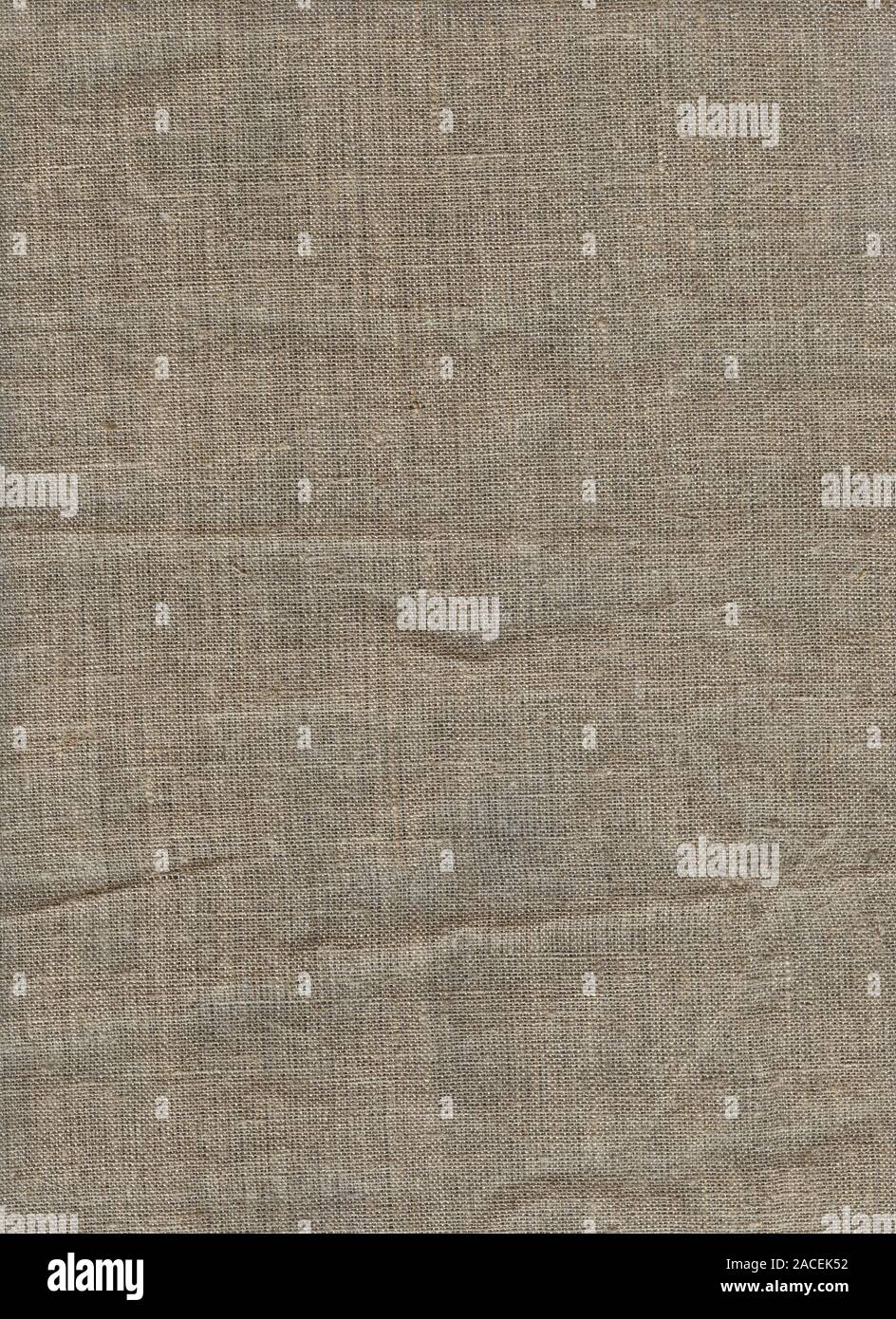 Linen cloth with rough weaving. Vertical format. Country background ...