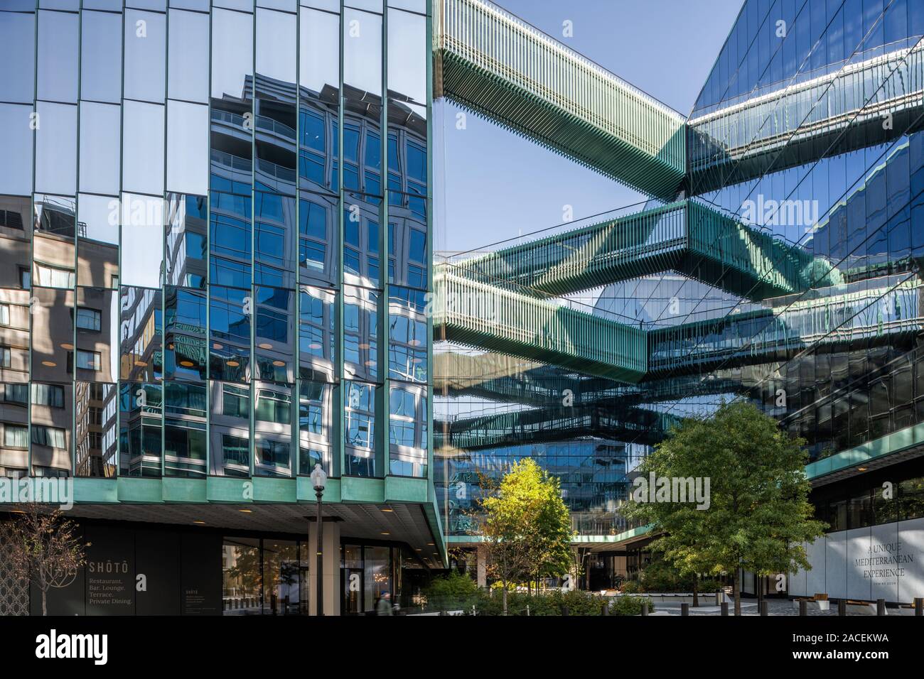 Modern mixed use building Stock Photo - Alamy