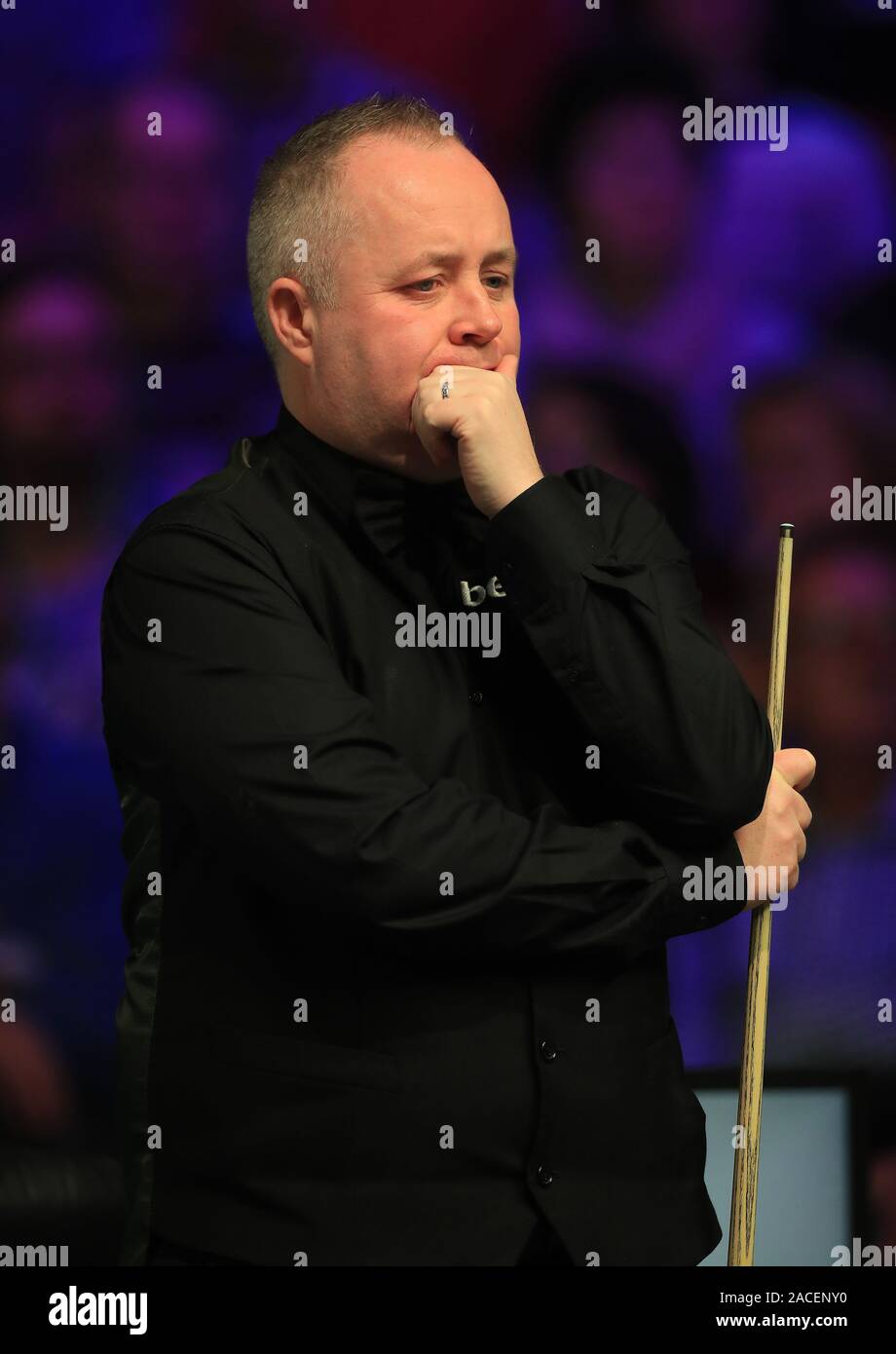 John Higgins in his match with Ian Burns during day six of the Betway ...