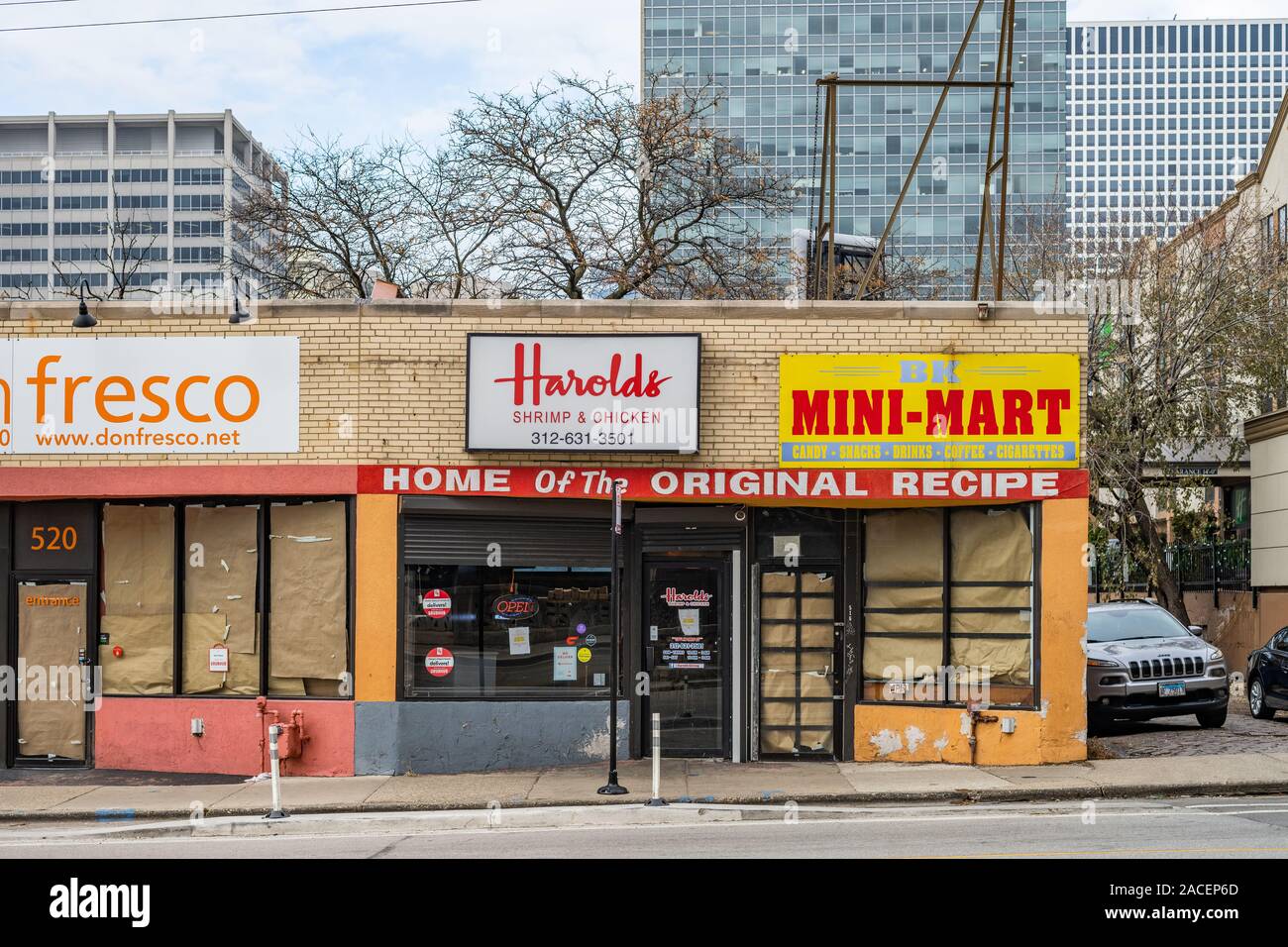 Buildings in the West Loop Stock Photo - Alamy