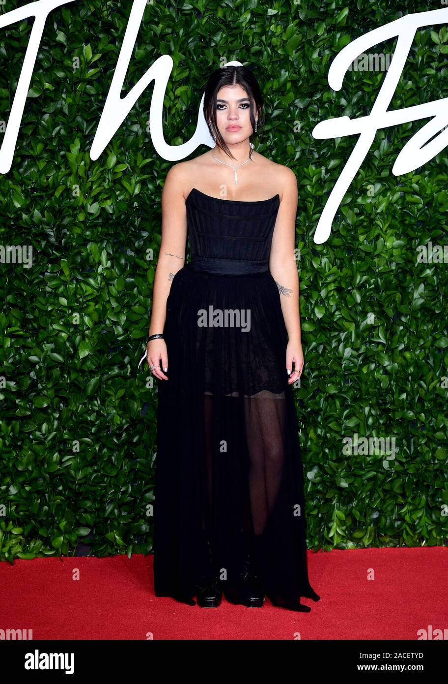 Molly Moorish Gallagher attending the Fashion Awards 2019 at the Royal ...