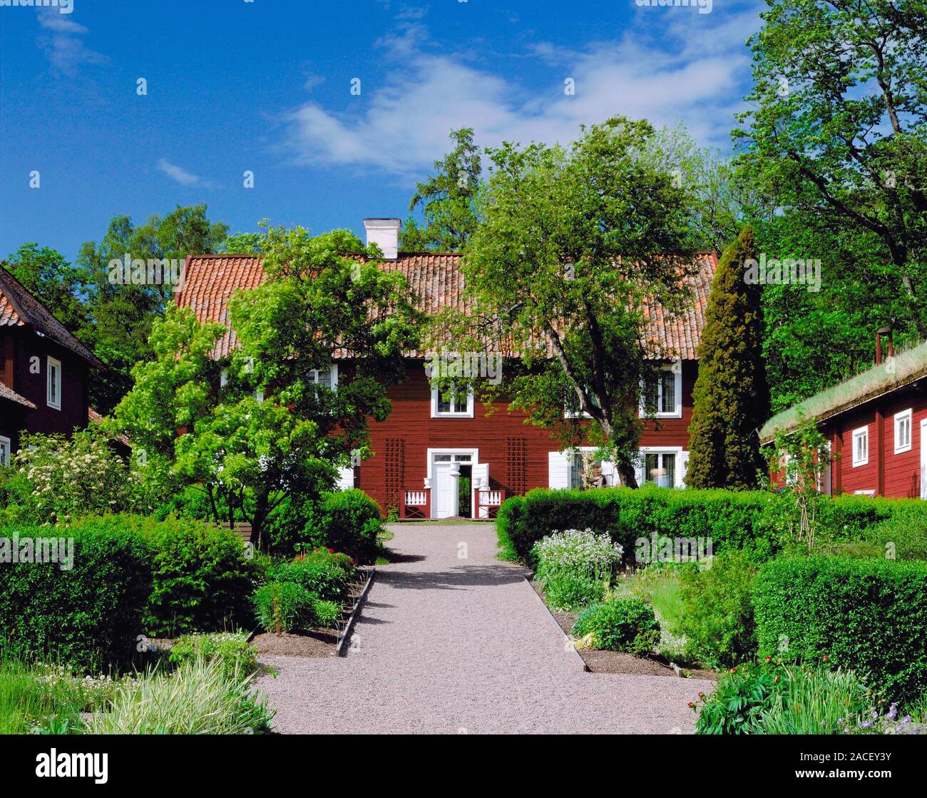 House of Carl Linnaeus. Museum and herb garden at Carl von LinnÃ©'s ...