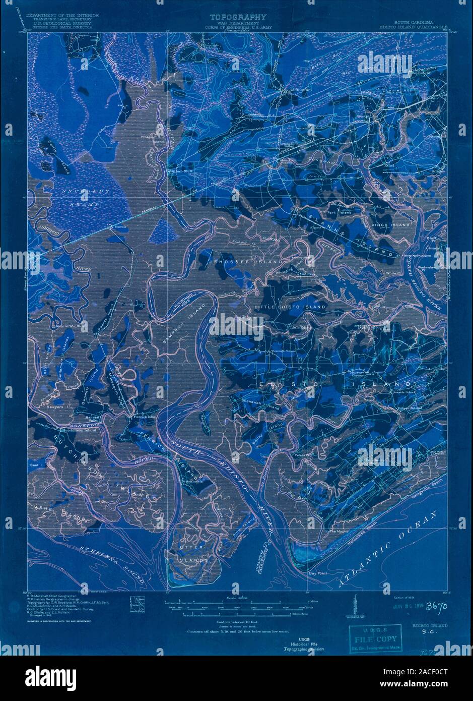 Map of edisto hi-res stock photography and images - Alamy