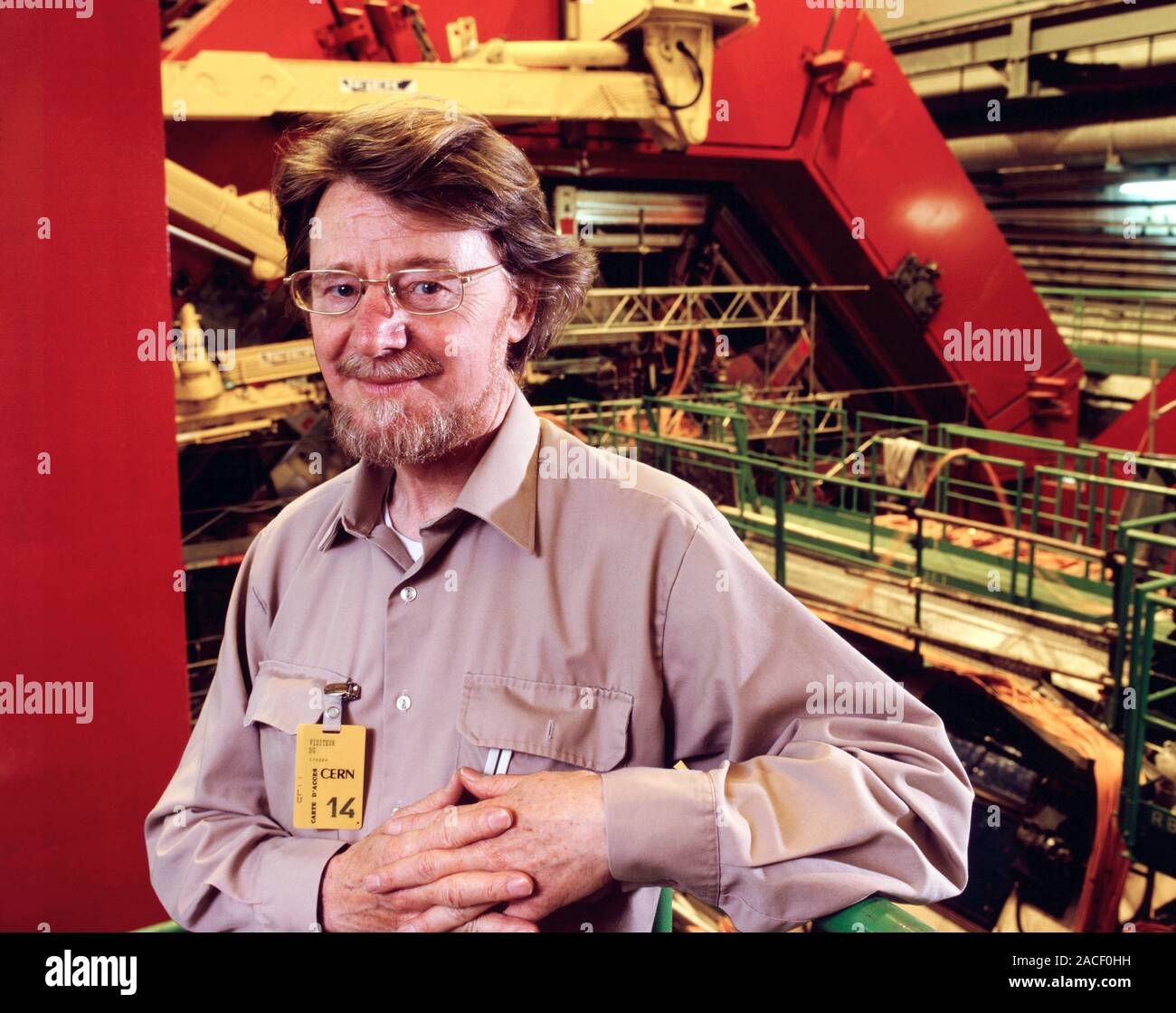 John Stewart Bell (1928-1990), British physicist, at CERN (the European ...