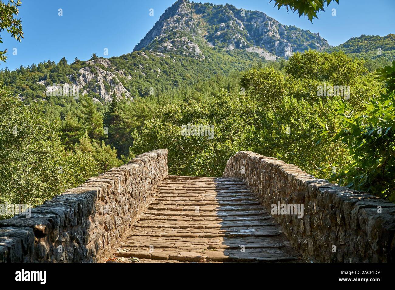 The Bridge of Agios Vissarionas in Meteora, Thessaly, Greece. The ...