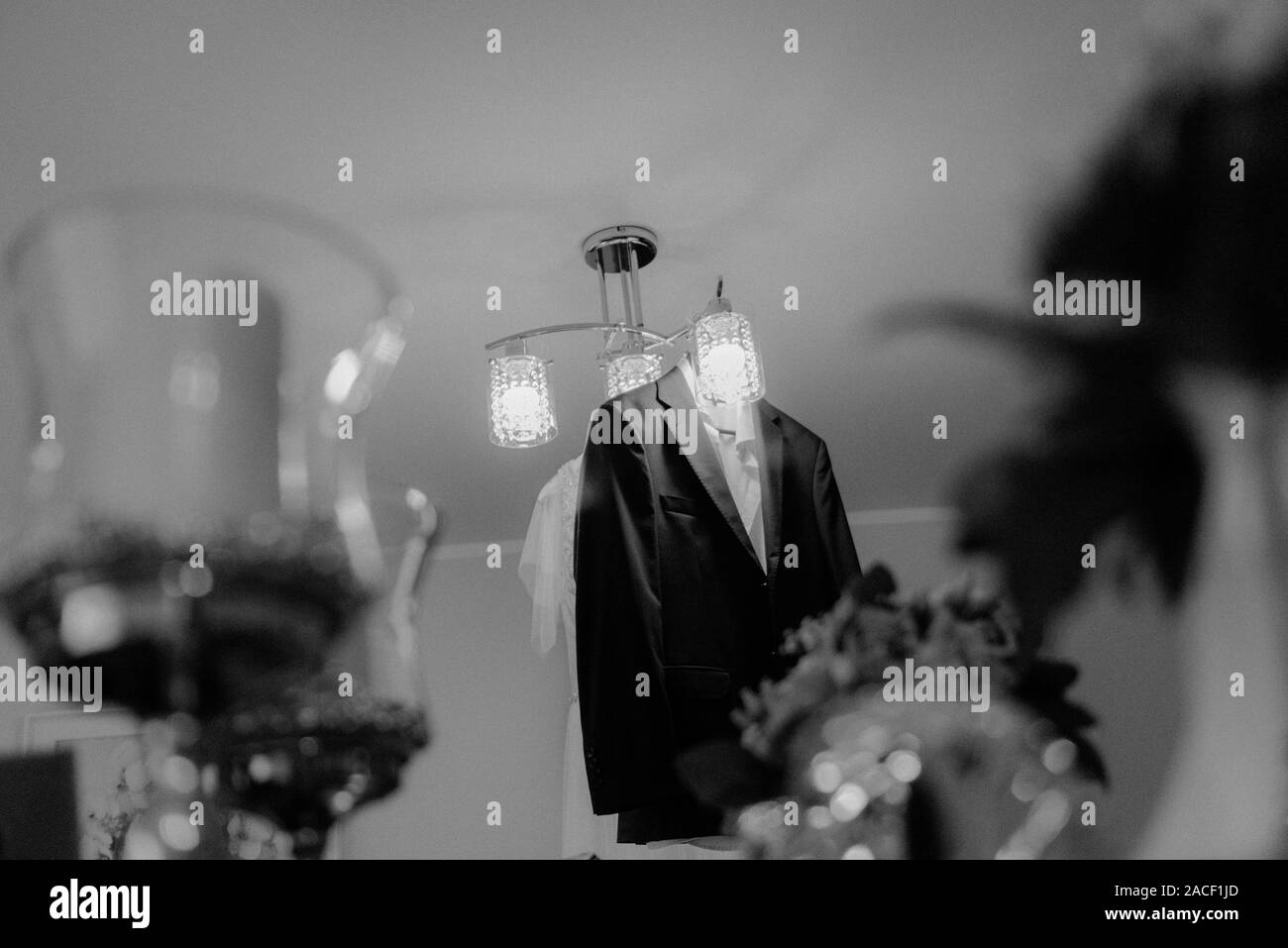 Brown bow tie on Black and White Stock Photos & Images - Alamy