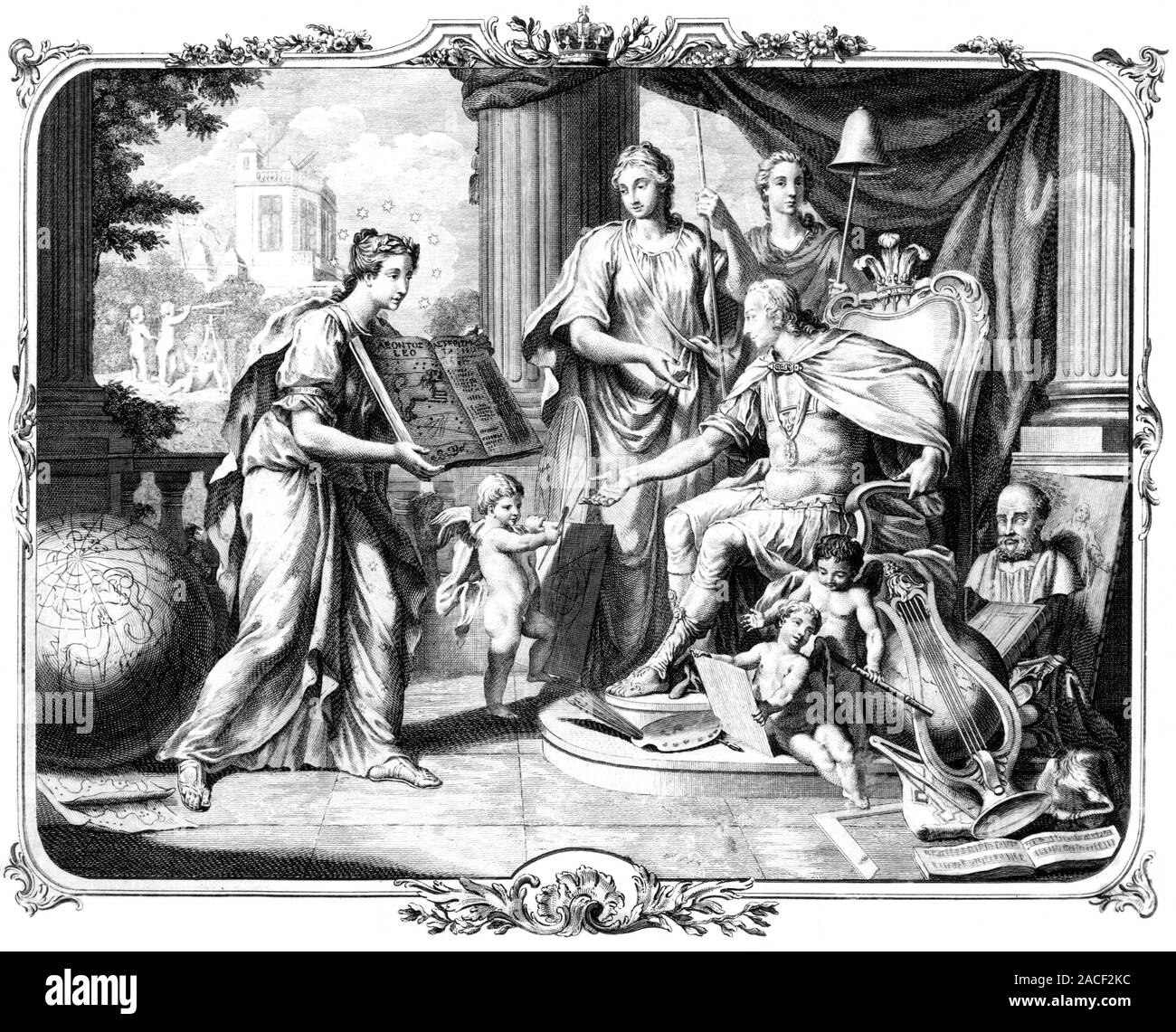 Uranographia Britannica title page. This star atlas, by the 18th ...