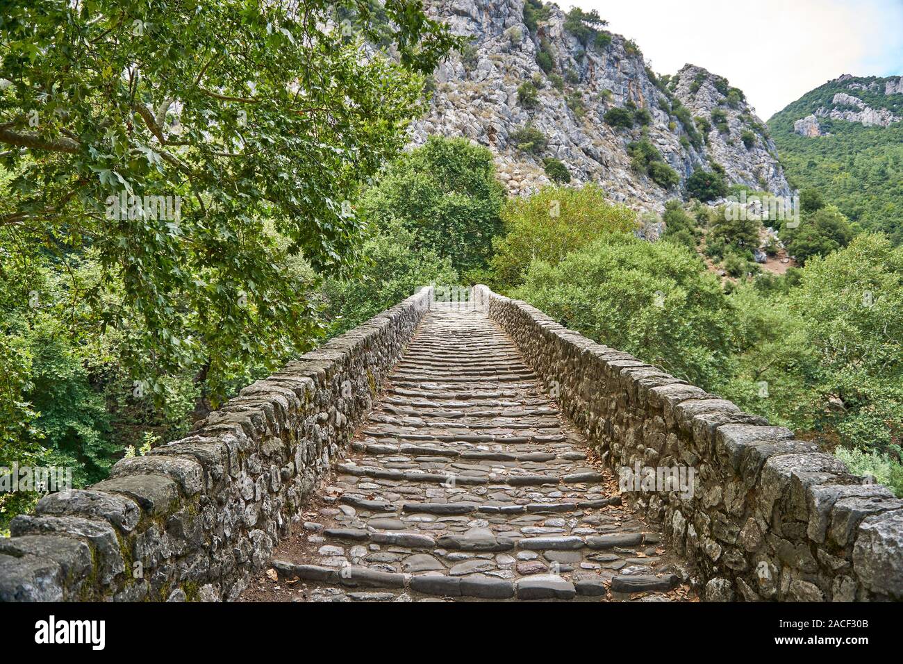 The Bridge of Agios Vissarionas in Meteora, Thessaly, Greece. The ...