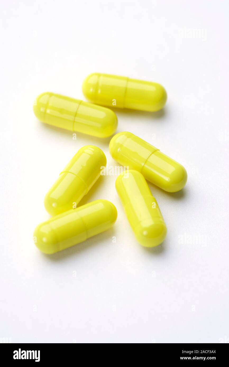 Decongestant capsules. These drugs are used to help clear the nasal ...