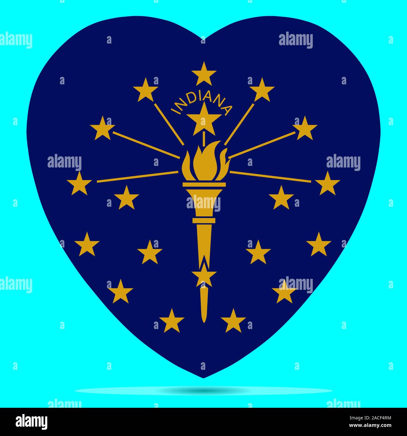 Indiana Flag High Resolution Stock Photography and Images - Alamy
