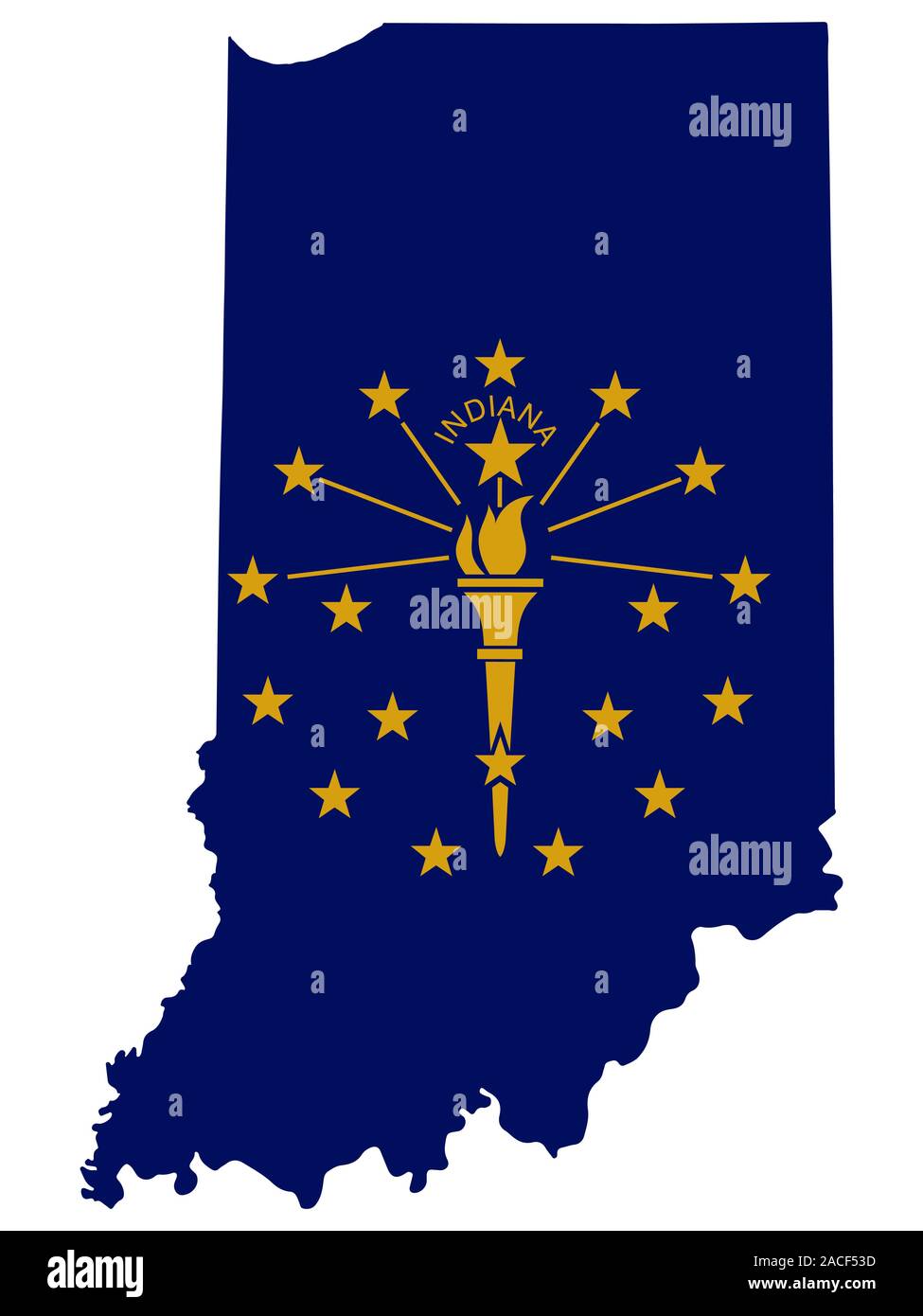 Indiana Map Flag Vector illustration Eps 10 Stock Vector Image & Art ...