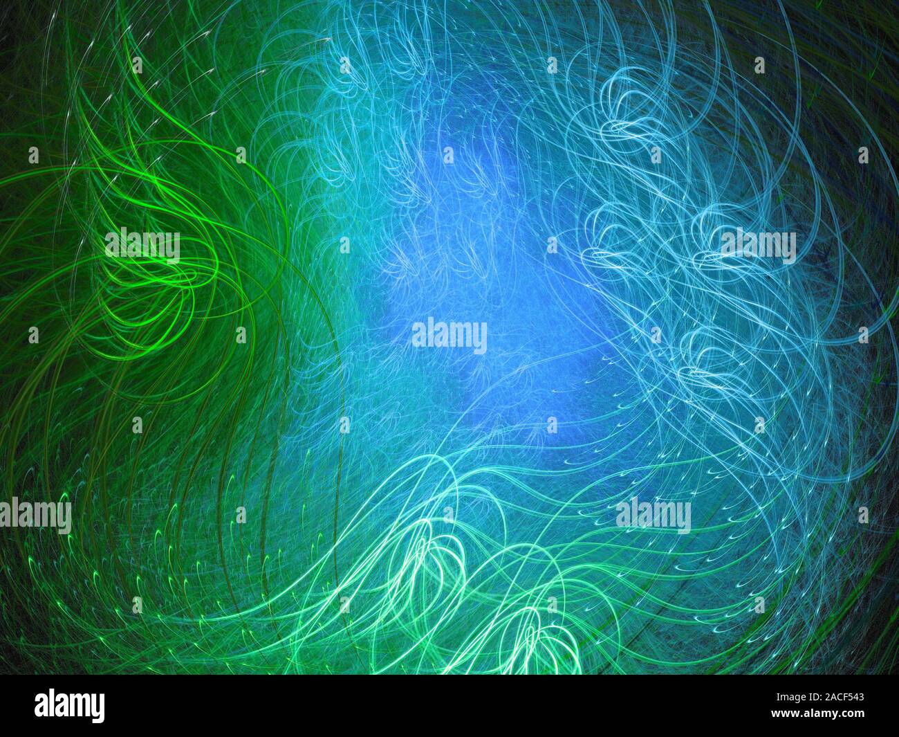 Abstract computer artwork of swirling colourful lines Stock Photo - Alamy