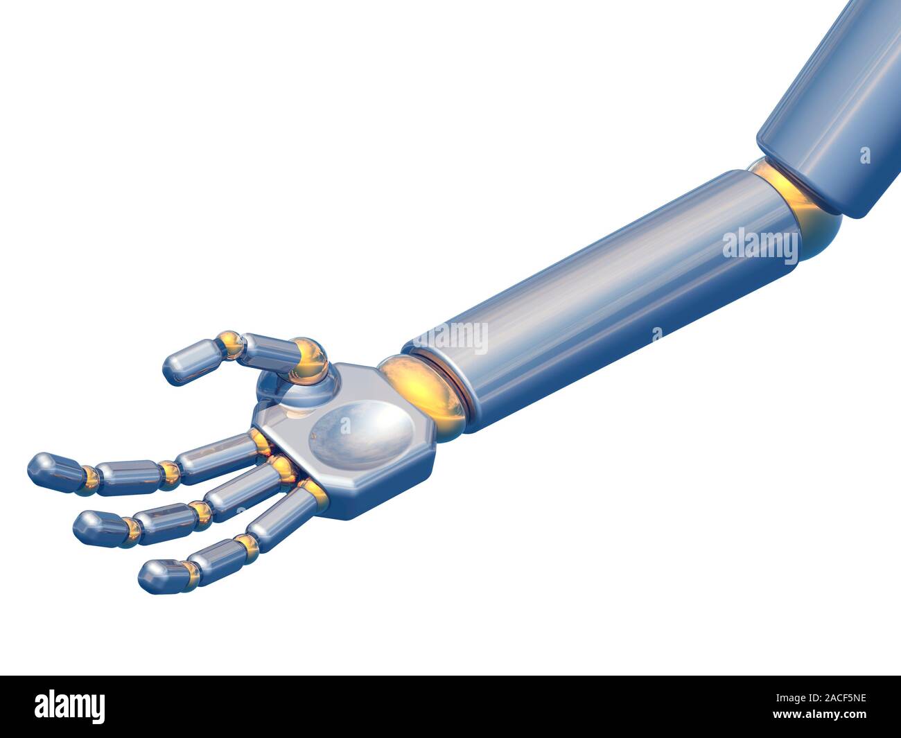 Robot hand, computer artwork Stock Photo - Alamy