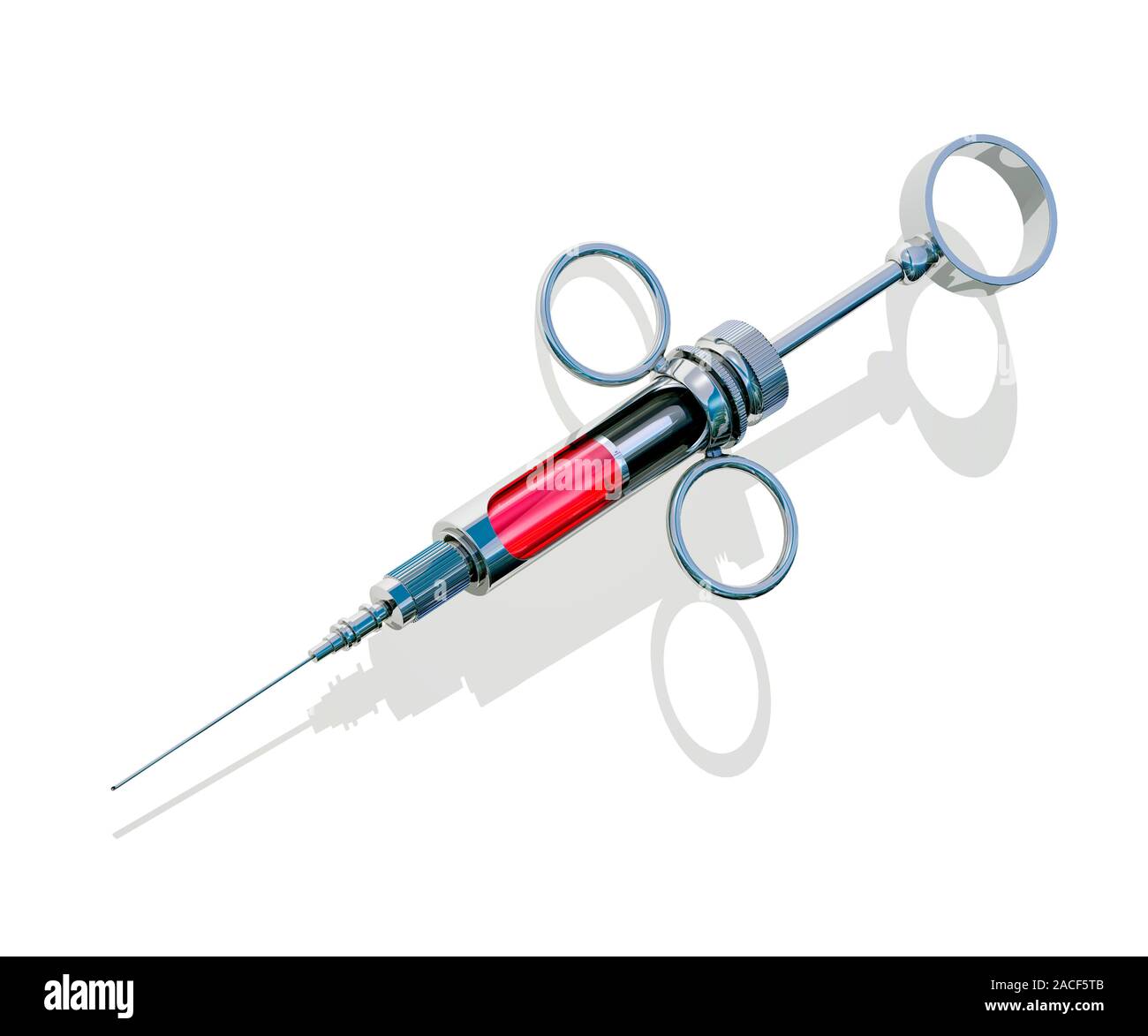 Syringe, computer artwork Stock Photo - Alamy