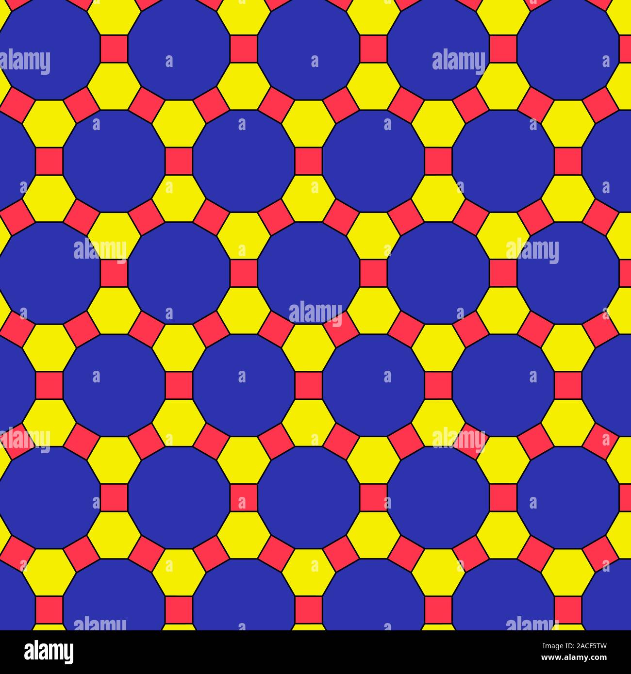 Uniform tiling pattern. This tiling pattern is called great ...