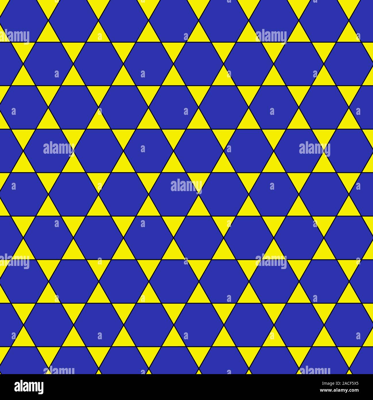 Uniform tiling pattern. This tiling pattern is called trihexagonal ...