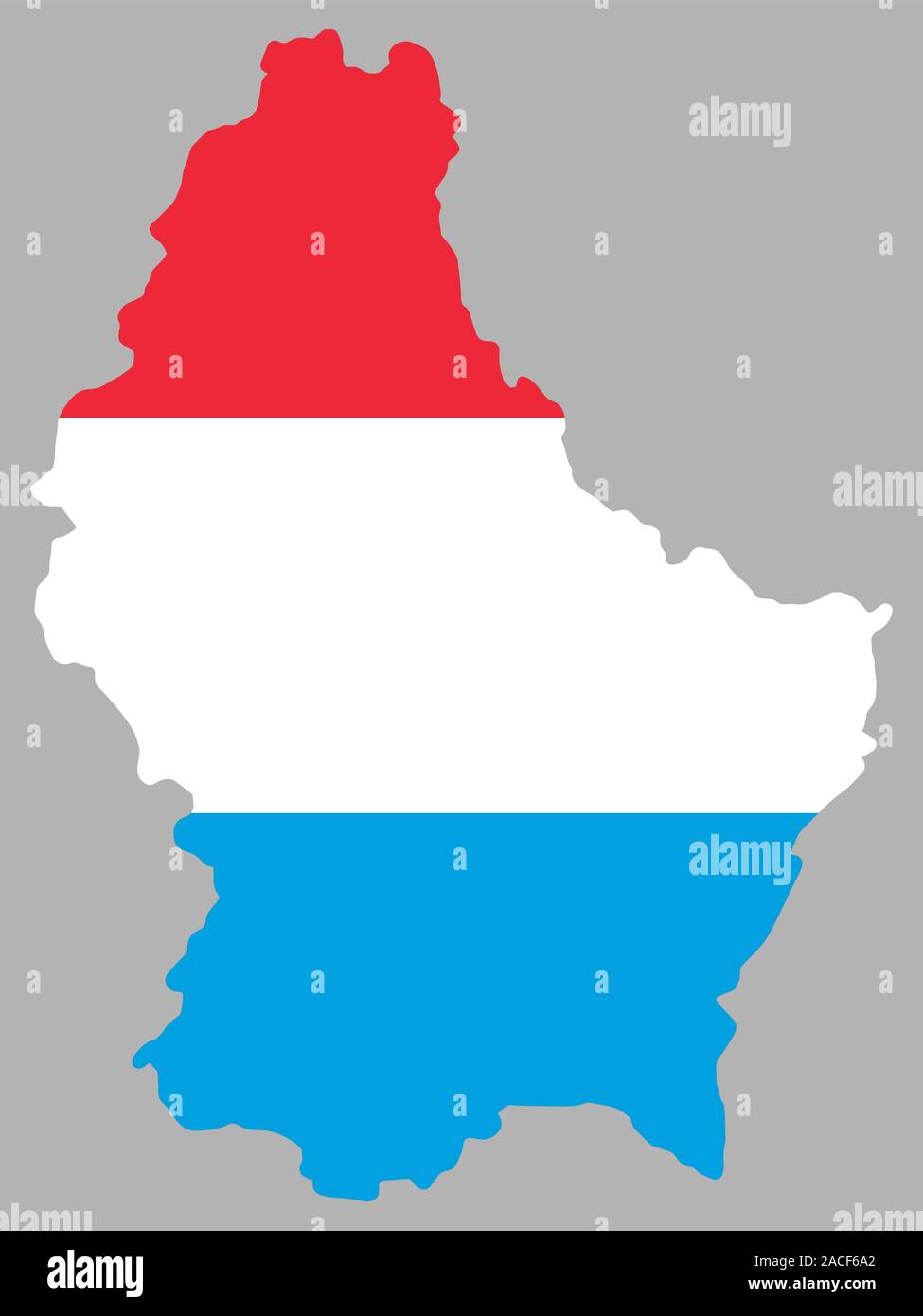 Luxembourg flag map hi-res stock photography and images - Alamy