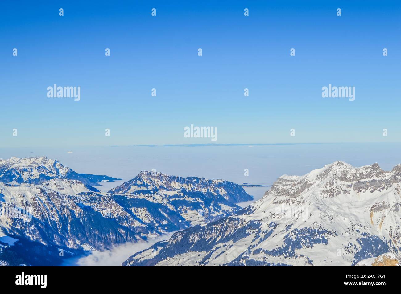 Mount or Mt Titlis in Switzerland near Engelberg Stock Photo - Alamy