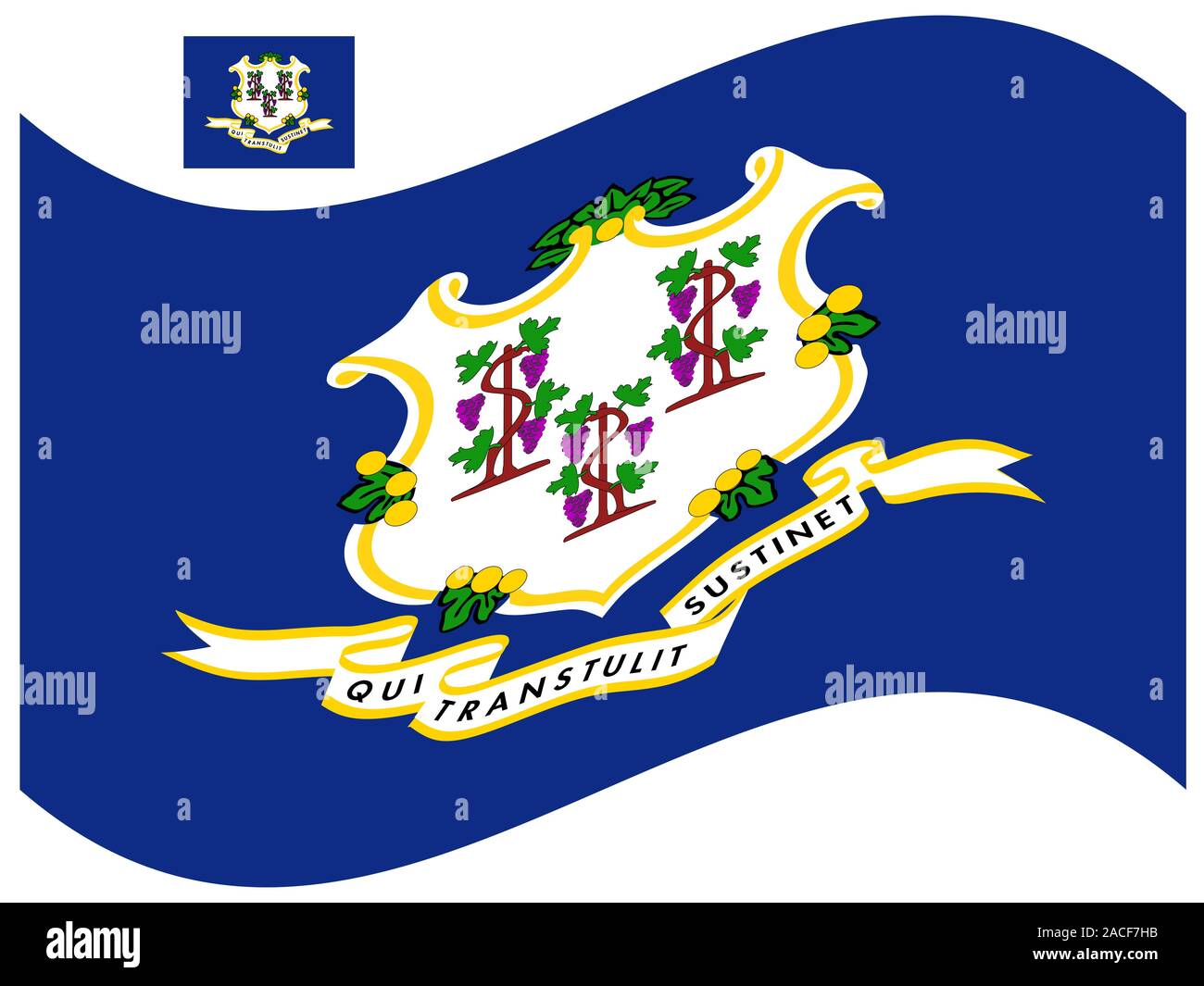 Connecticut flag hi-res stock photography and images - Alamy