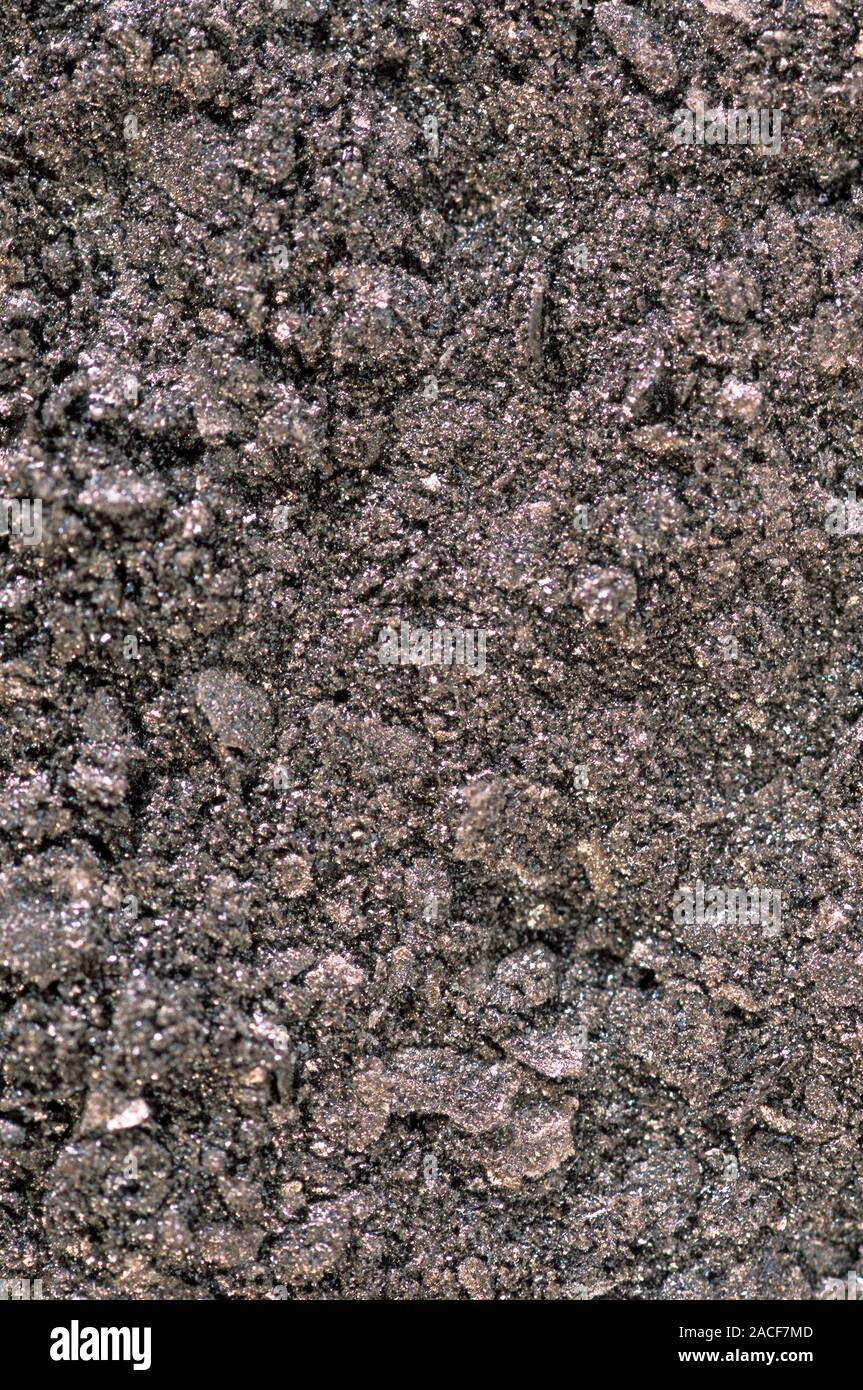 Freeze-dried glomalin. Close-up of glomalin, extracted from undisturbed ...