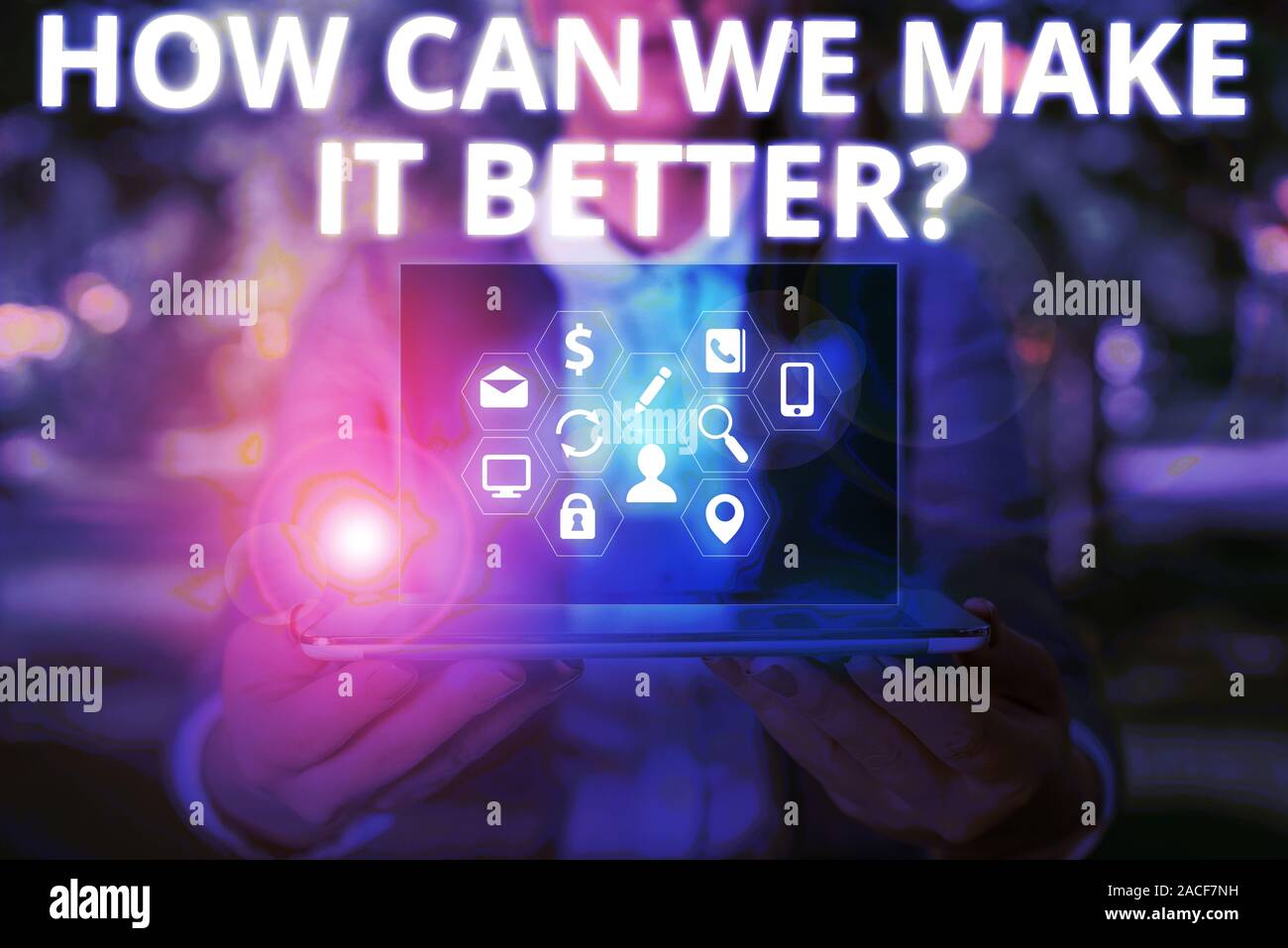 Writing note showing How Can We Make It Better Question. Business ...