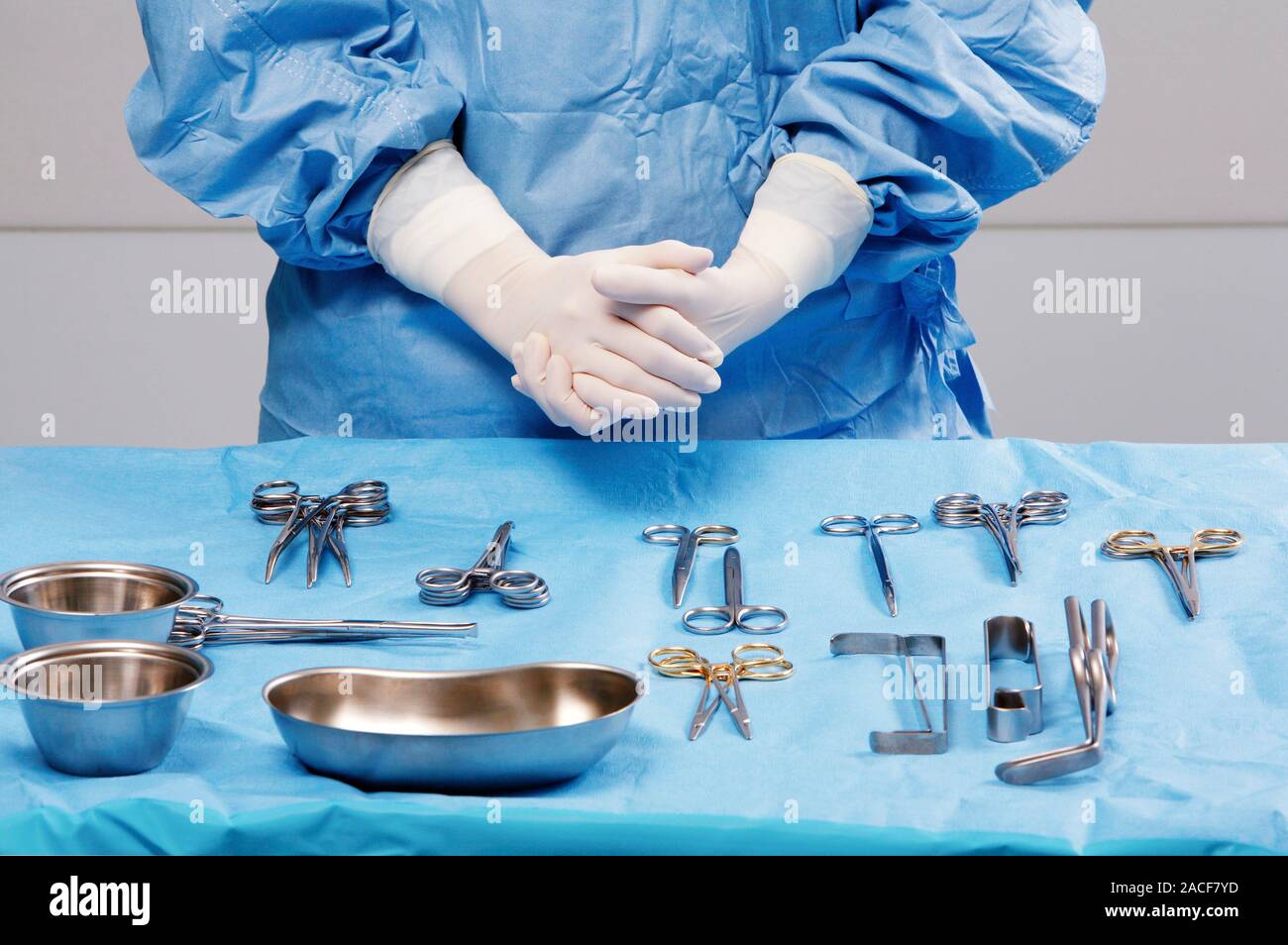 Surgical instruments ready for an operation Stock Photo - Alamy