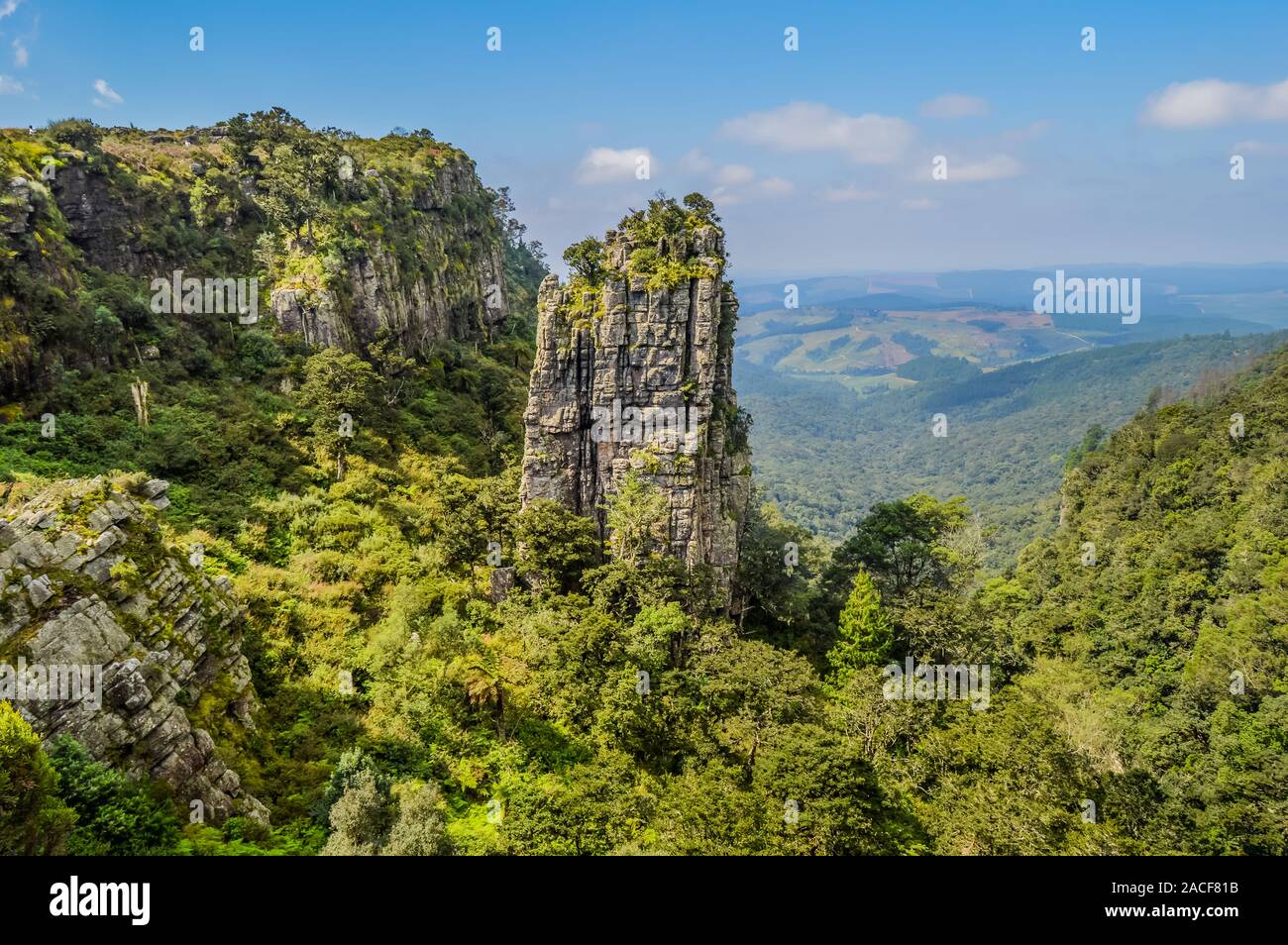 The Pinnacle rock a very tall quartzite rock in Graskop Mpumalanga ...