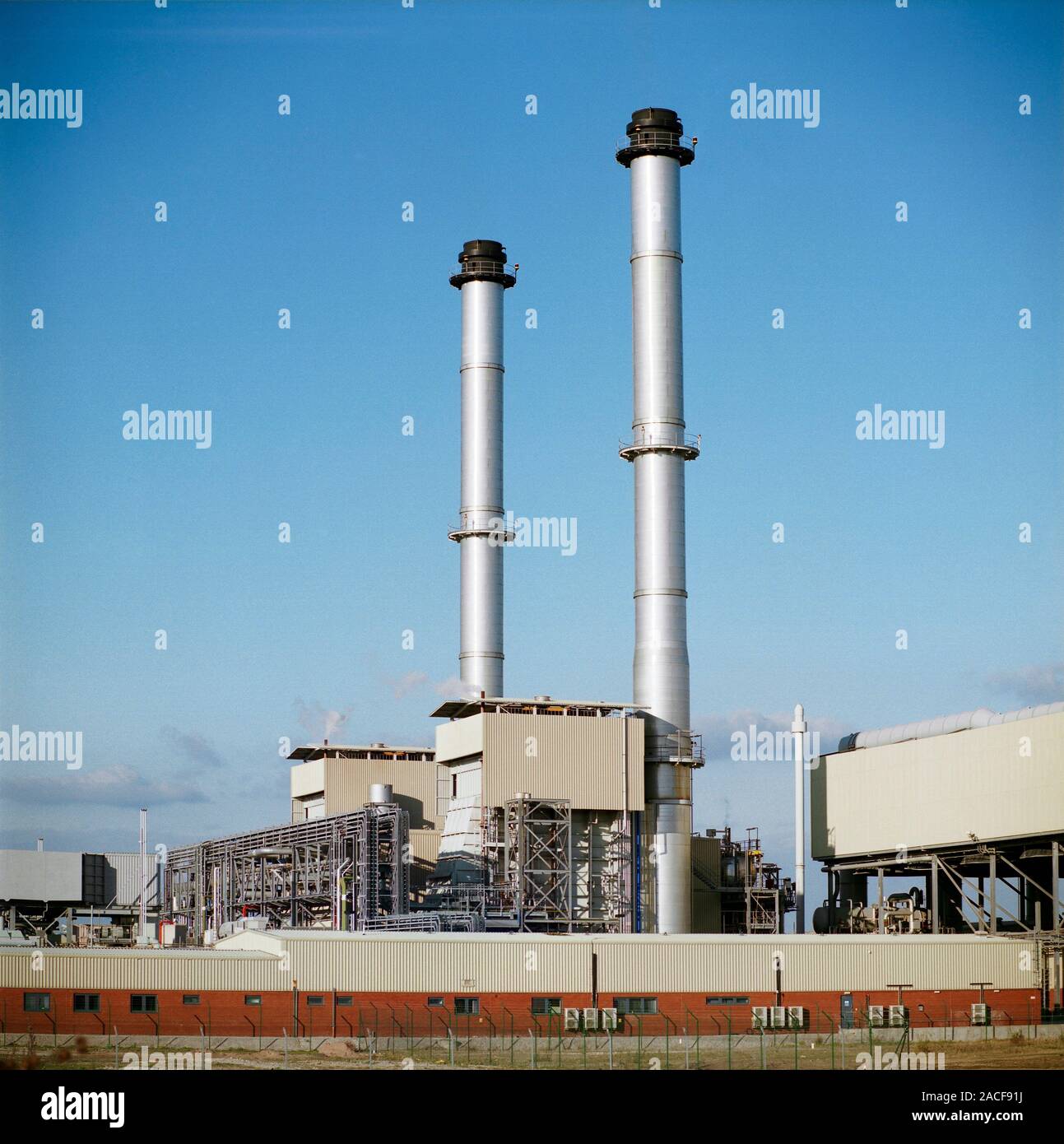 Shotton combined heat and power (CHP) station. Conventional power ...