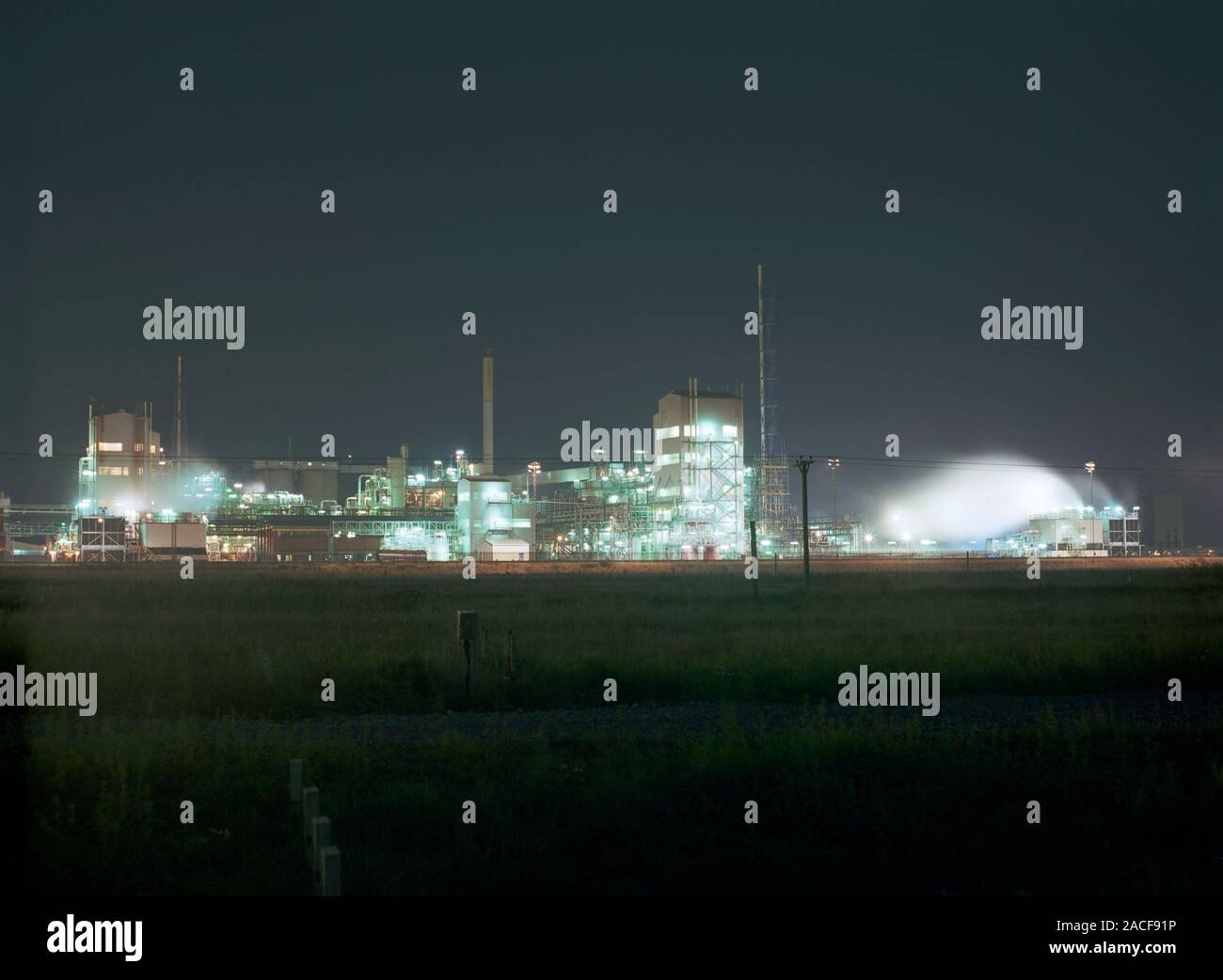 Huntsman Tioxide chemical plant. This plant produces titanium dioxide ...