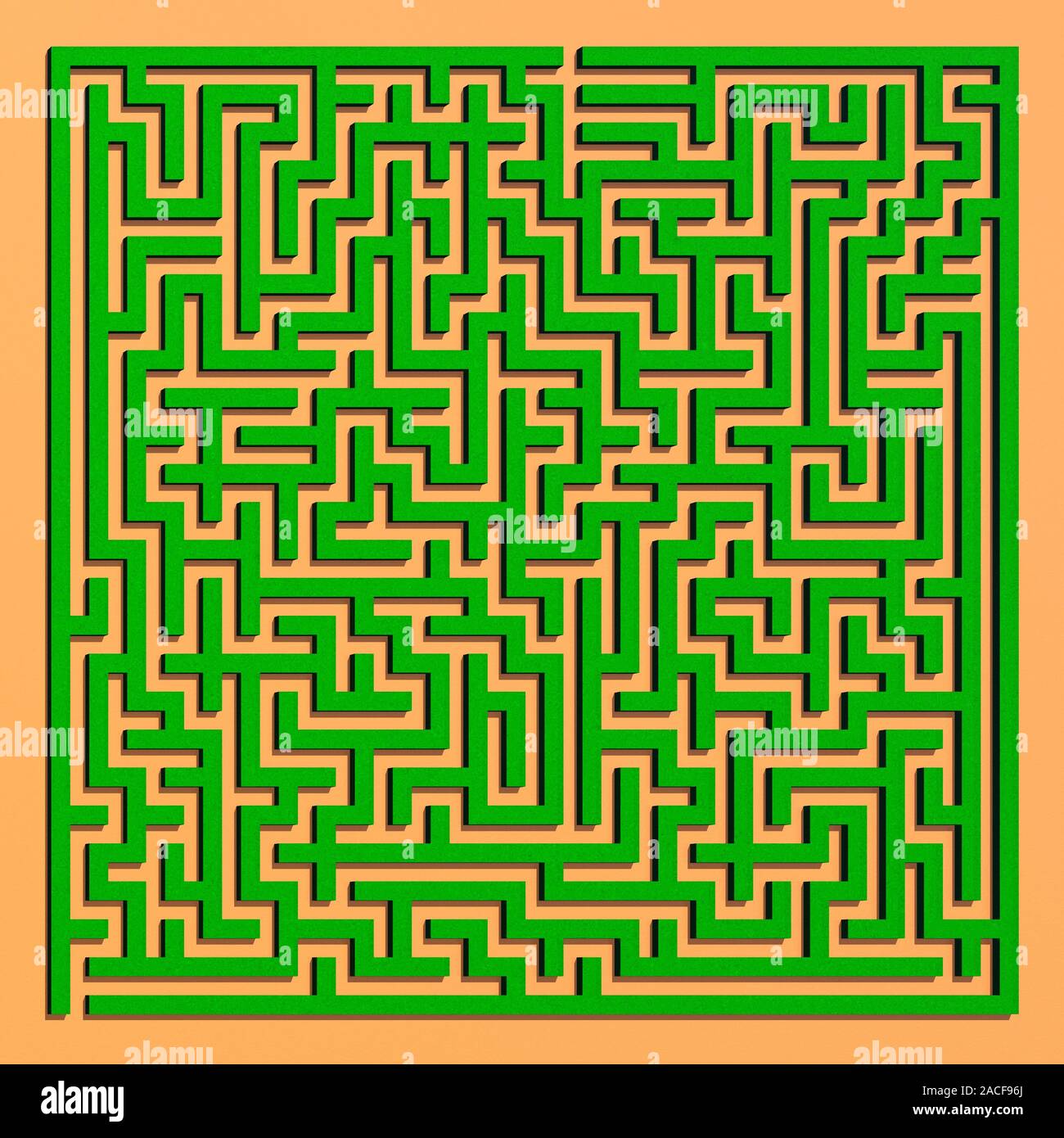 Maze, computer artwork Stock Photo - Alamy