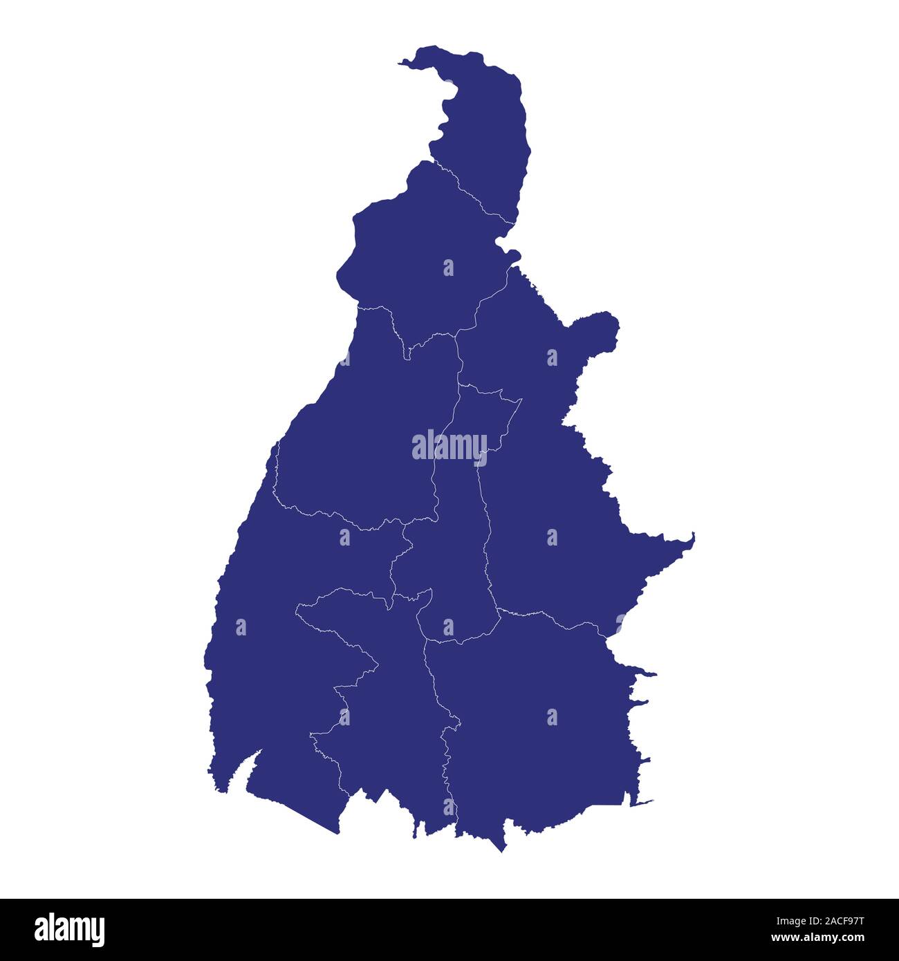 High Quality map of Tocantins is a state of Brazil, with borders of the ...