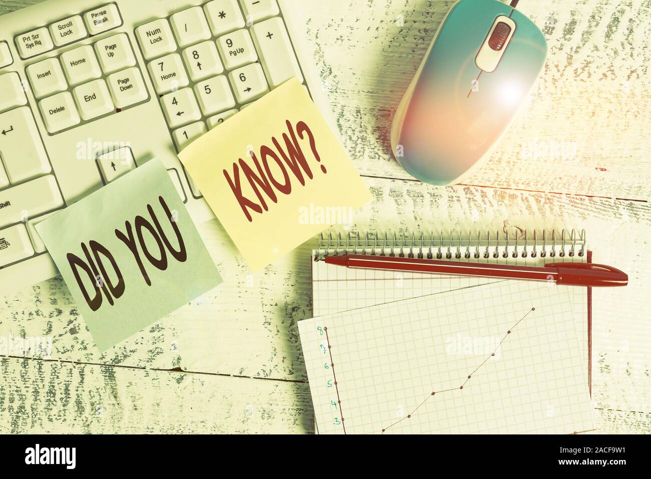 Handwriting text writing Did You Know Question. Conceptual photo when ...