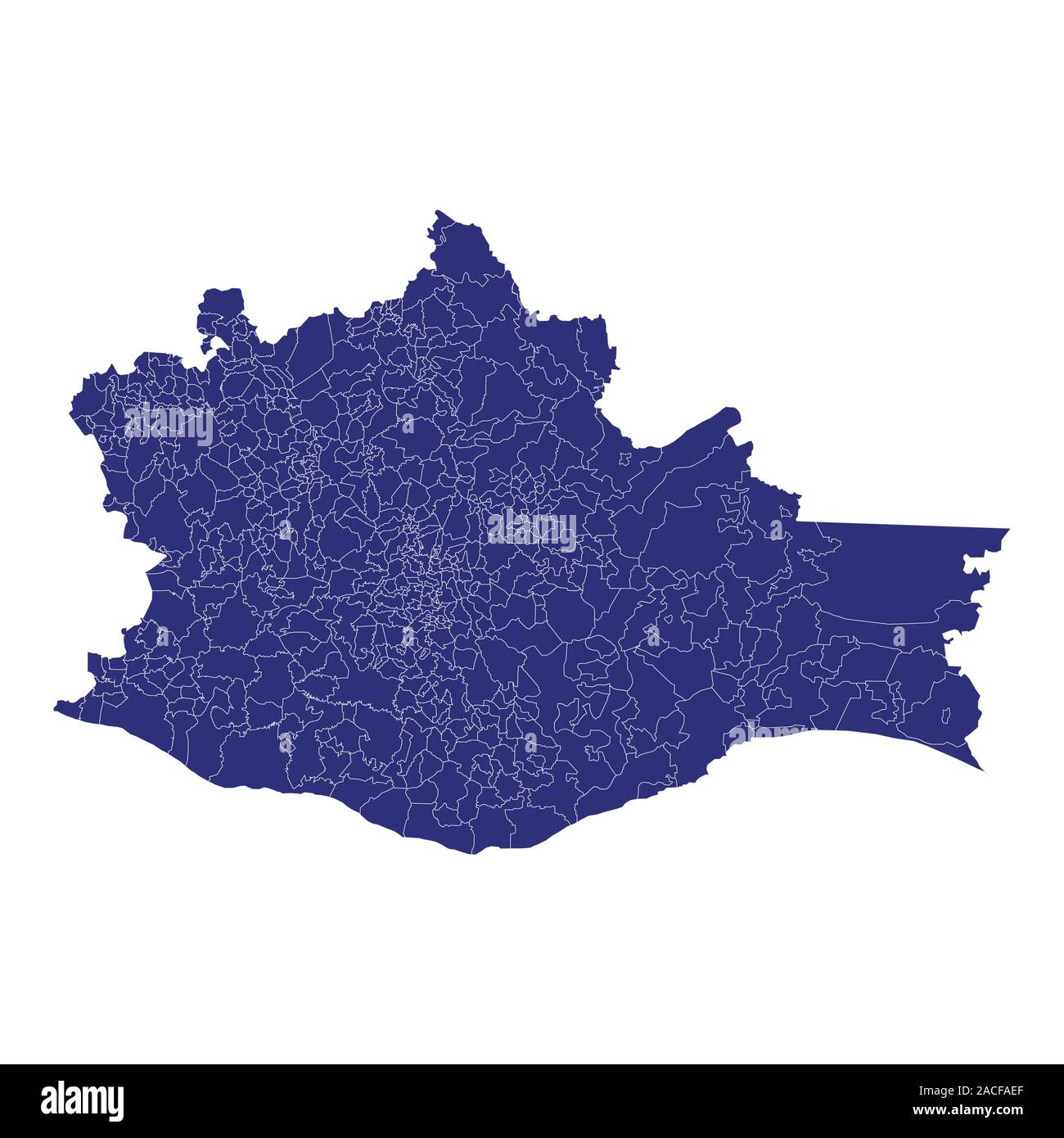 Oaxaca mexico map hi-res stock photography and images - Alamy