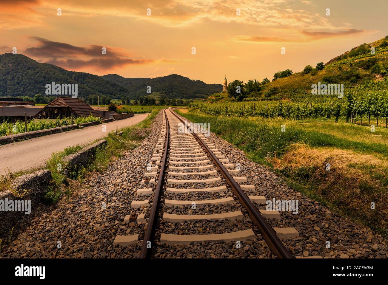 Grade crossing heavy train hi-res stock photography and images - Alamy