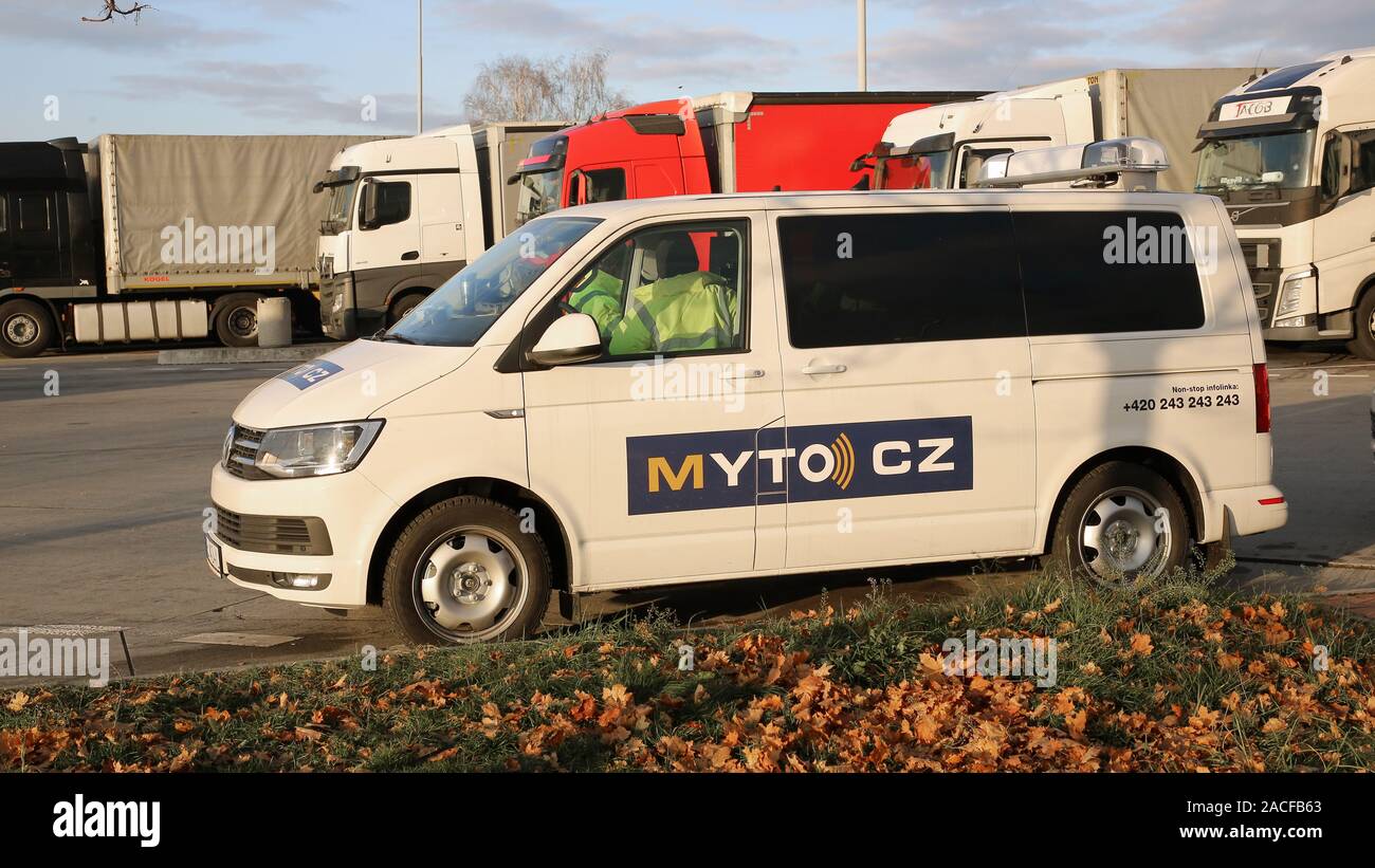 Bohumin, Czech Republic. 01st Dec, 2019. No traffic jams and ...