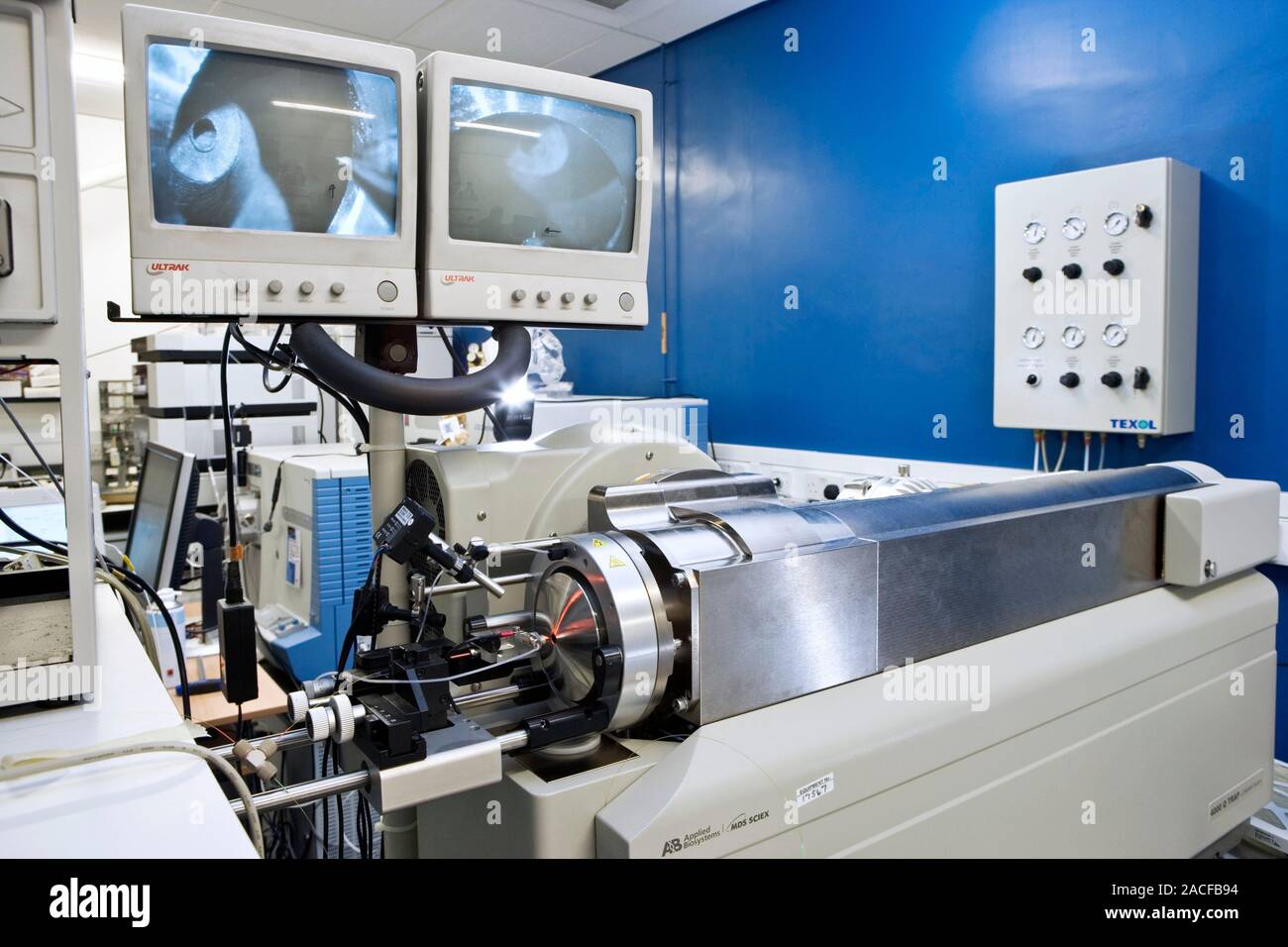 Molecular analysis equipment. MALDI-TOF (matrix-assisted laser ...