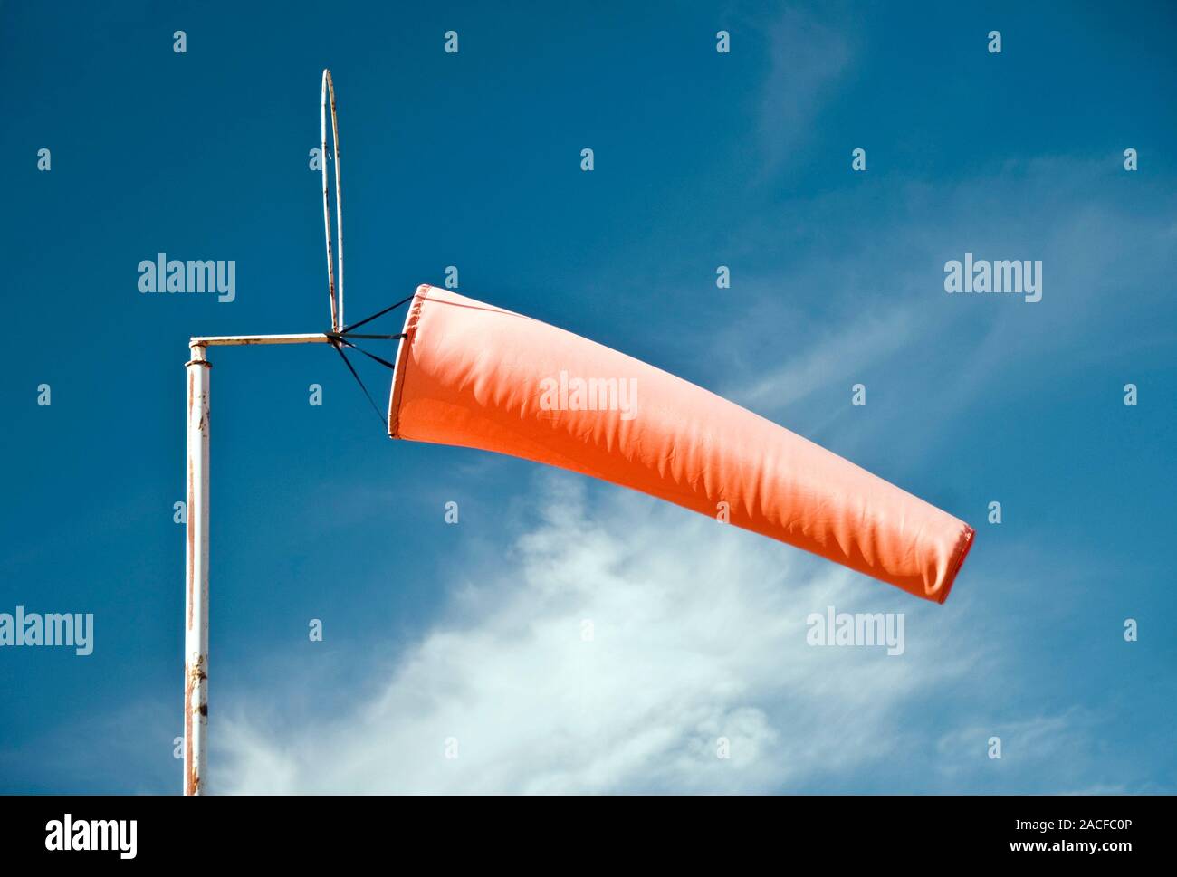 Windsock. This device gives an indication of the direction and speed of ...