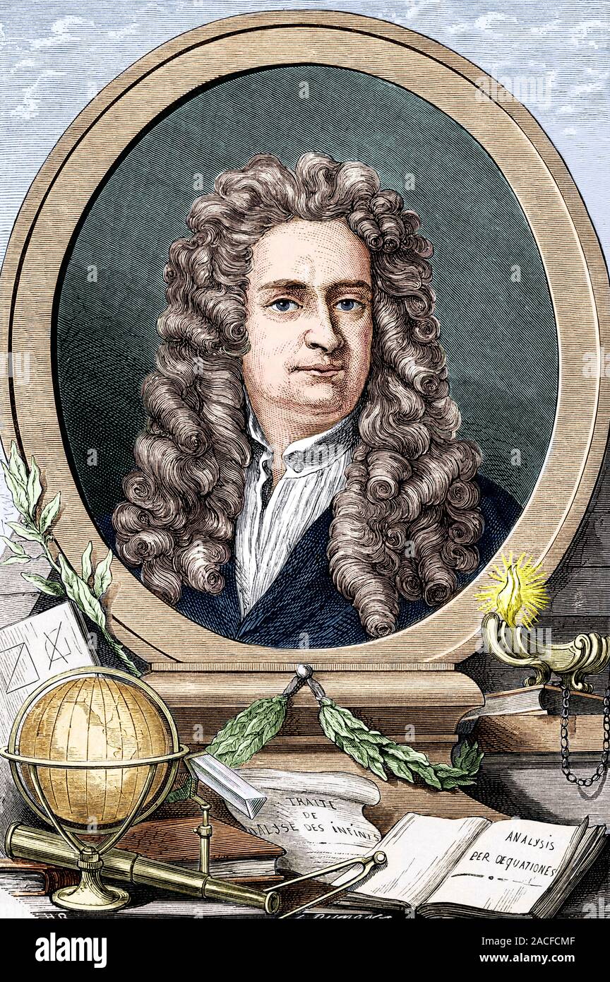Sir Isaac Newton (1642-1727), English physicist, mathematician and ...